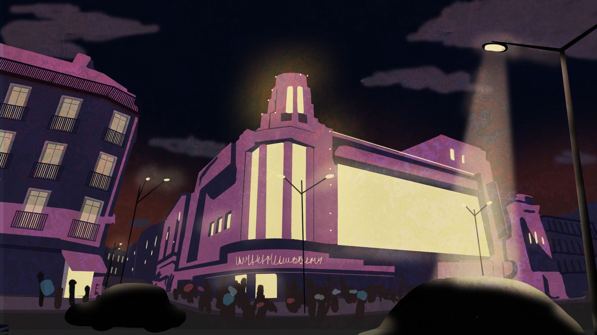 ArtStation - Concept art Night Theater