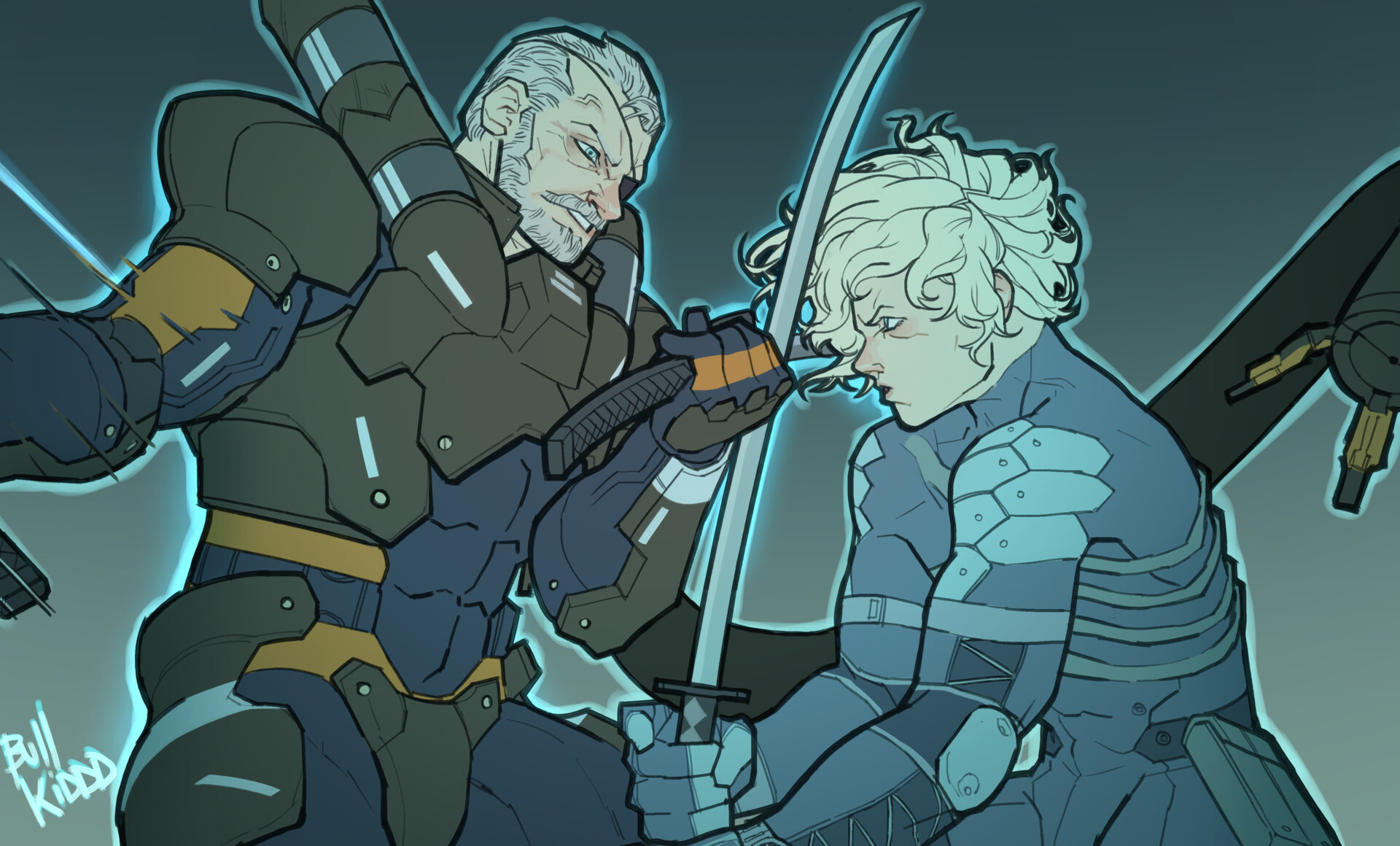 Solidus Snake Vs Raiden