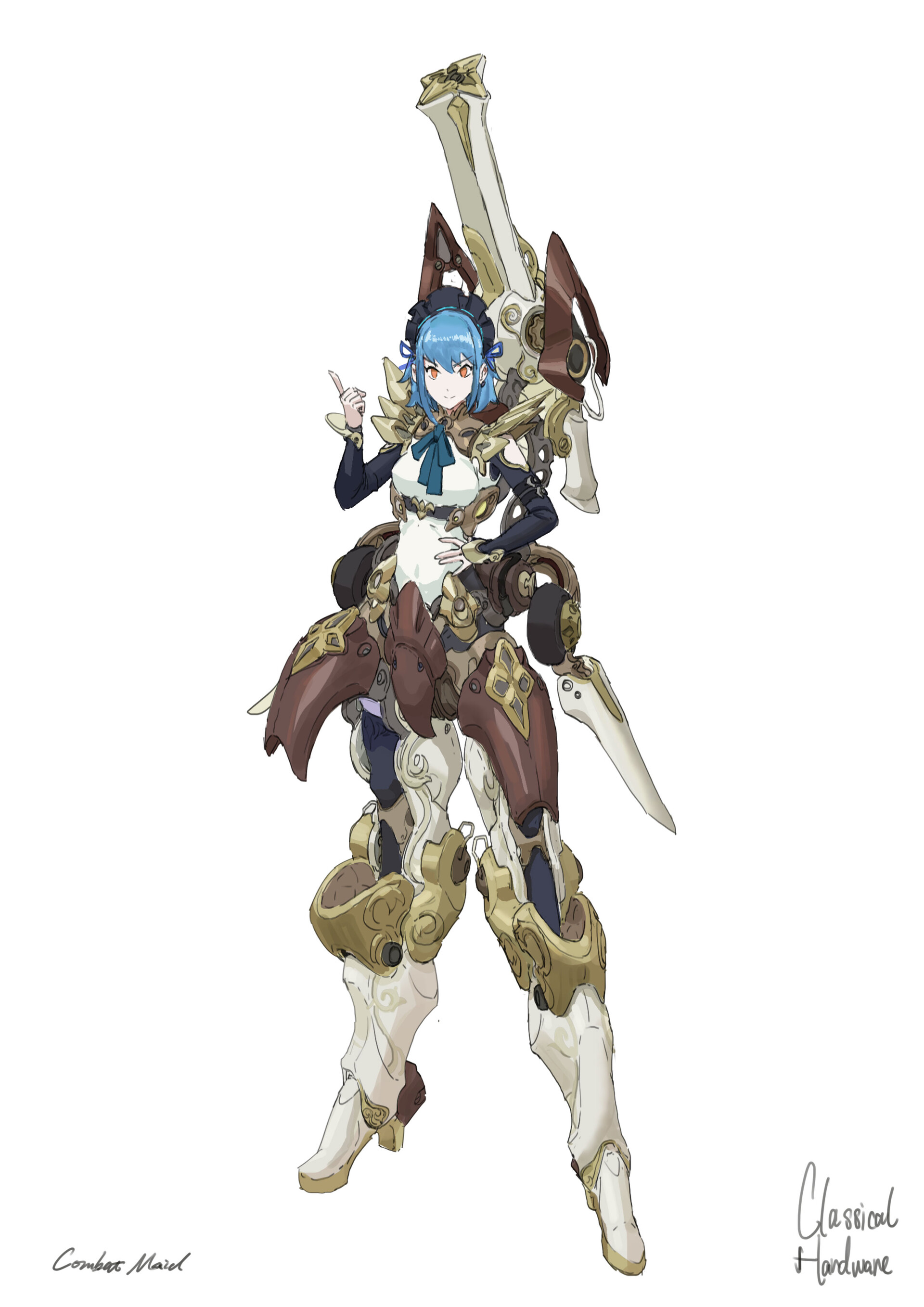 ArtStation - combat maid