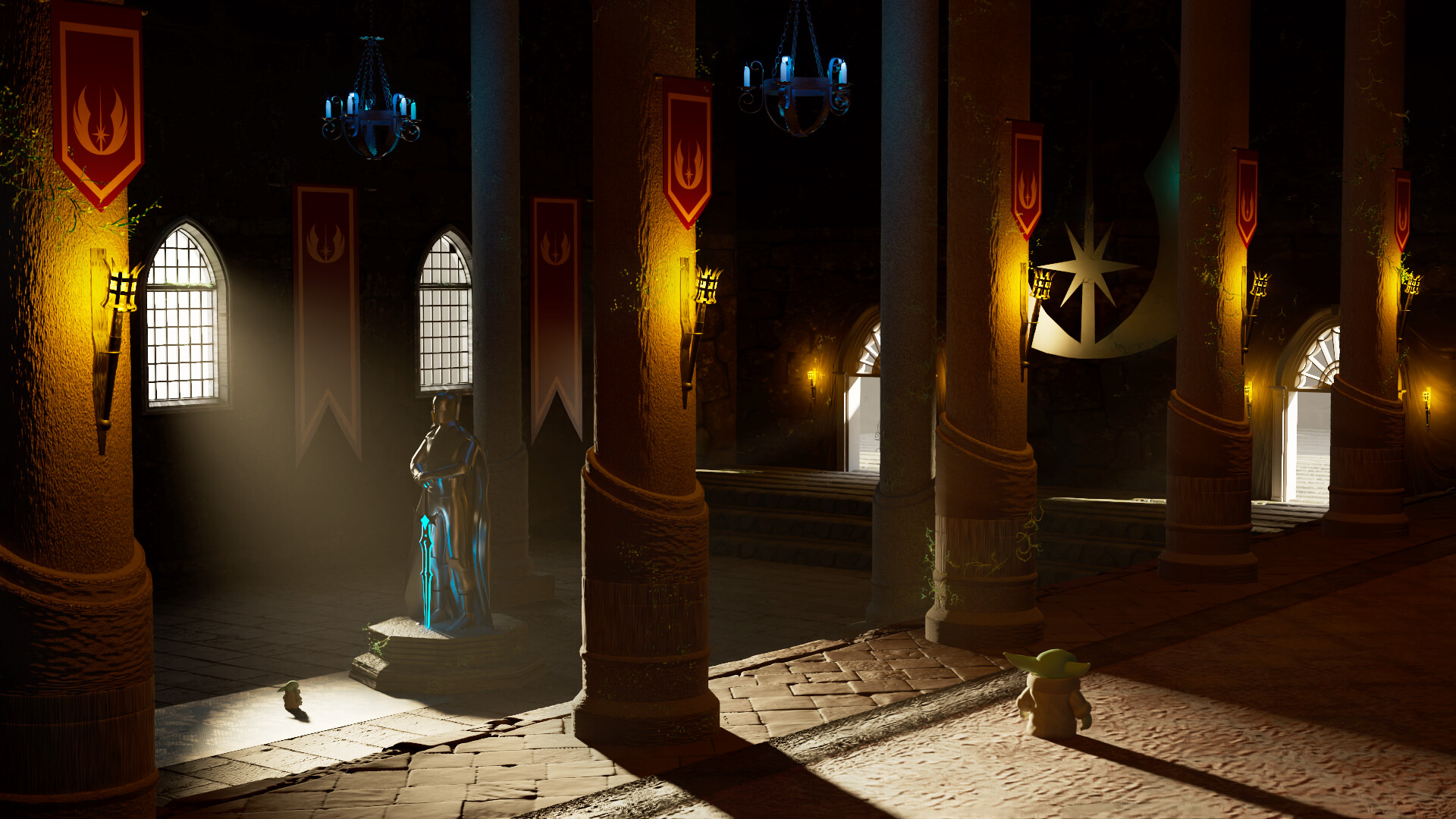 ArtStation - Medieval Jedi Temple