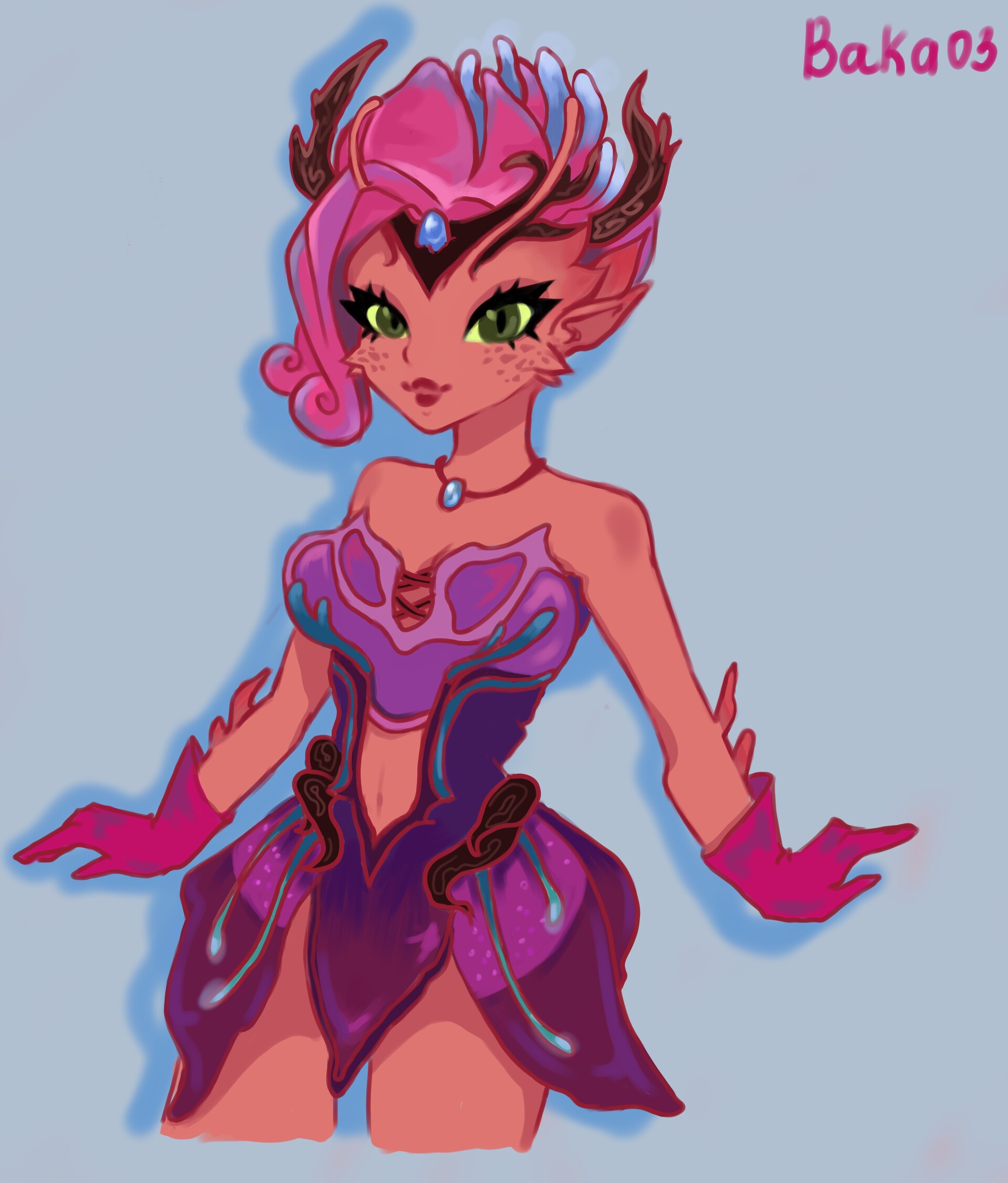 ArtStation - Dark Willow Dota2