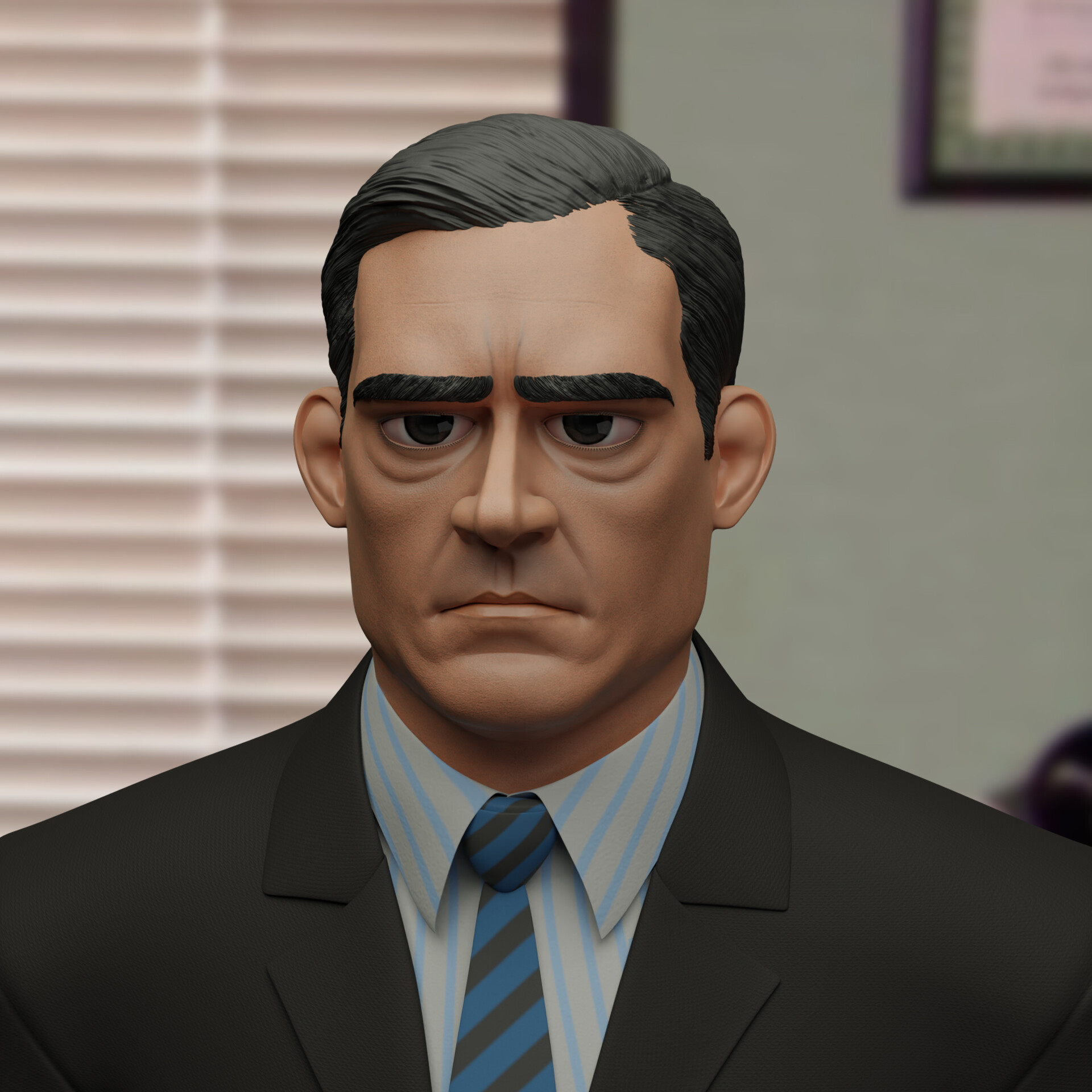 ArtStation - Micheal Scott-Fan art