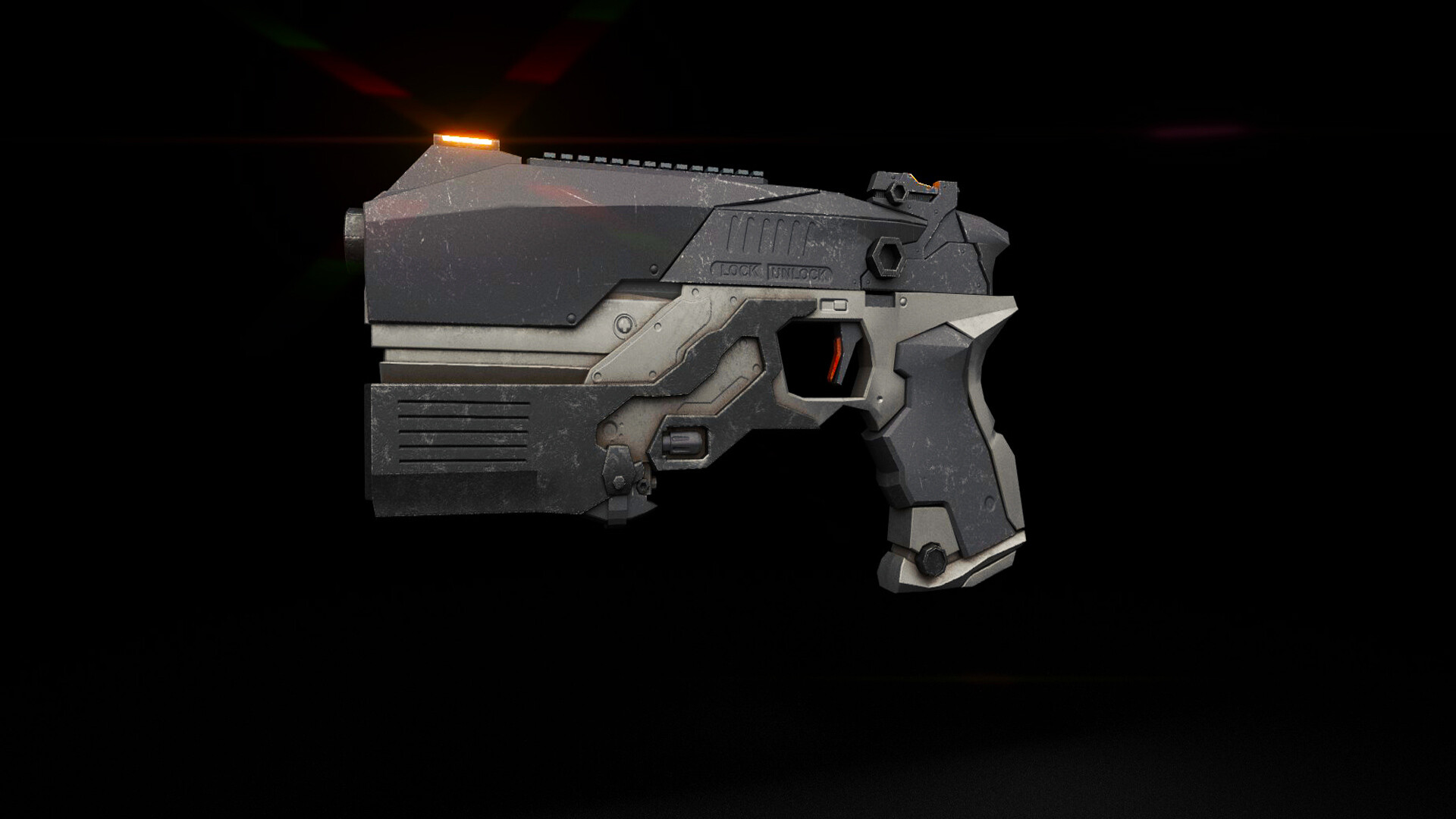 ArtStation - sci-fi pistol