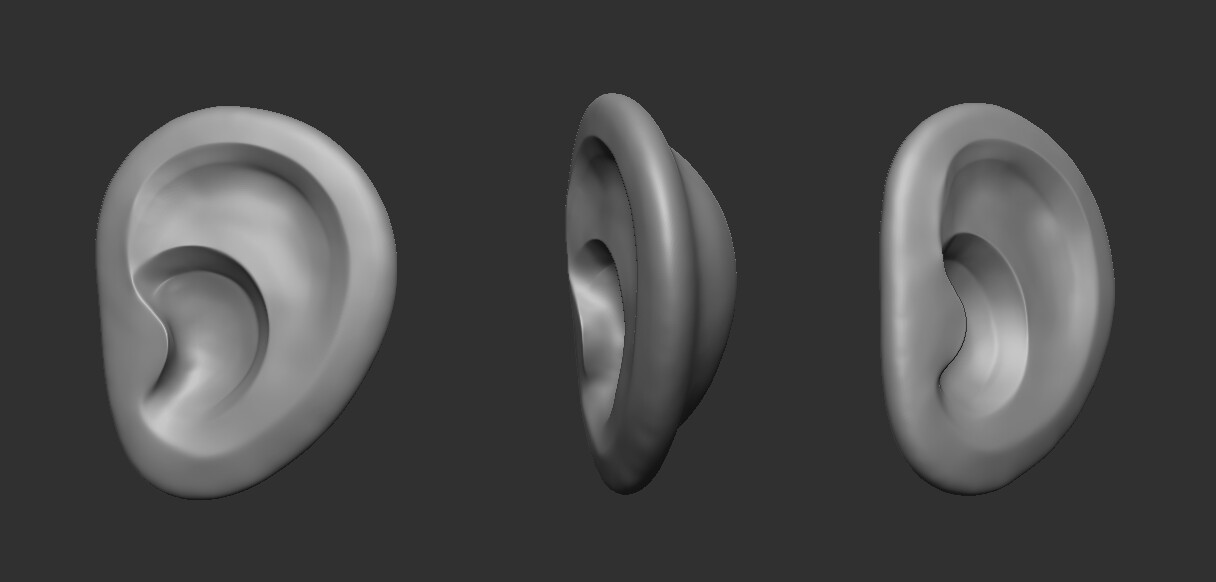 ArtStation - Learning cartoon ear form