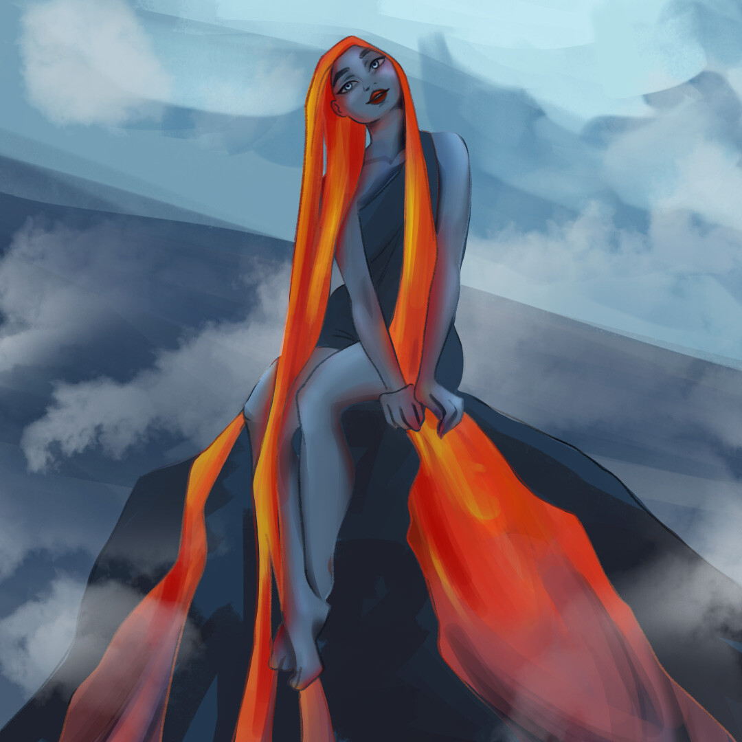 ArtStation - lava princess