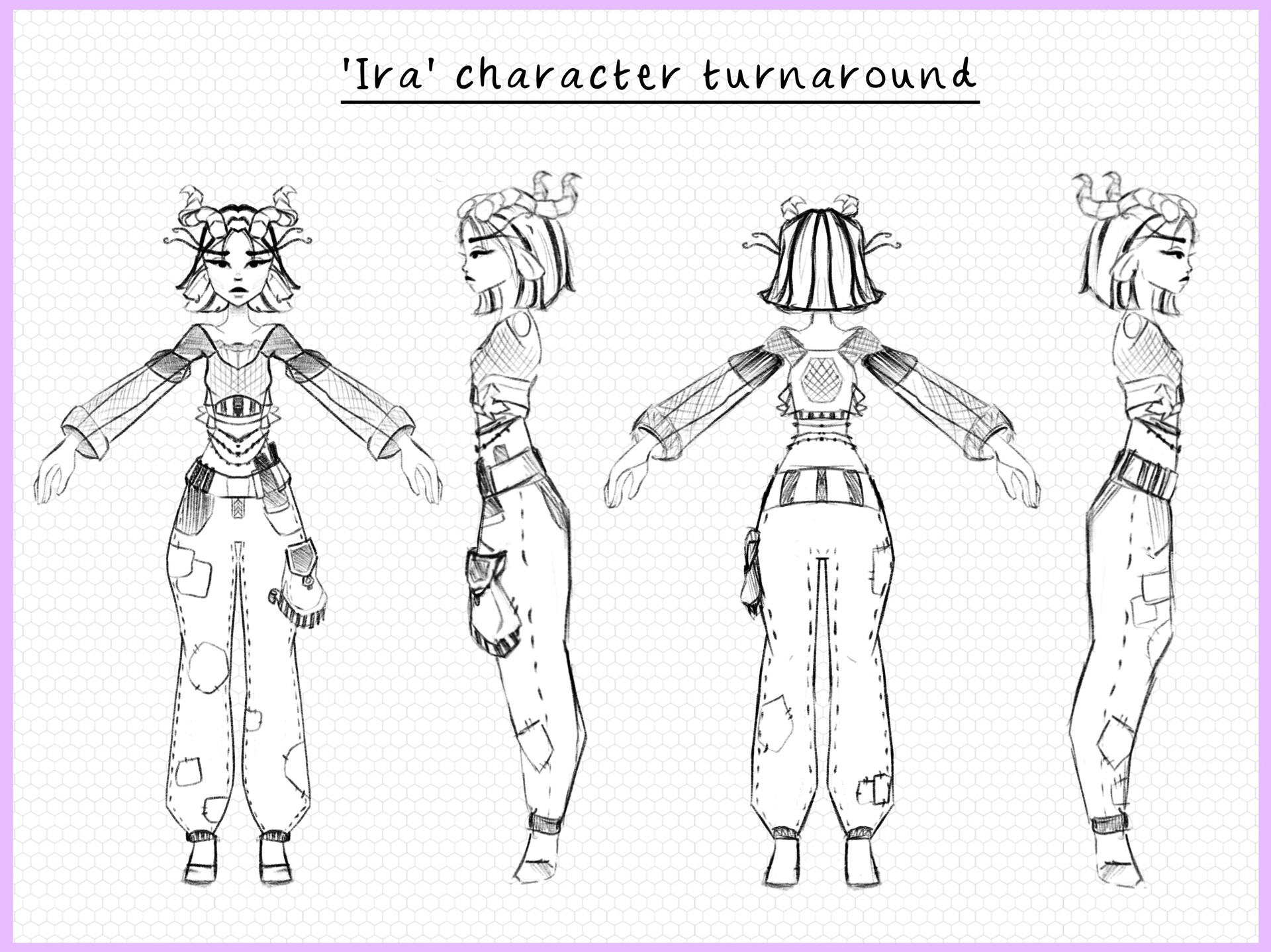 ArtStation - Ira - character turnaround