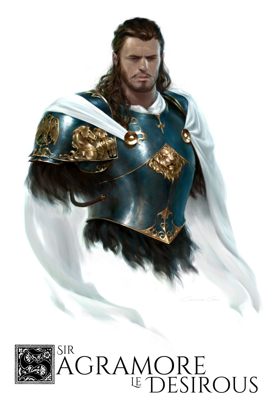 ArtStation - Sir Sagramore le Desirous, heir to Constantinople