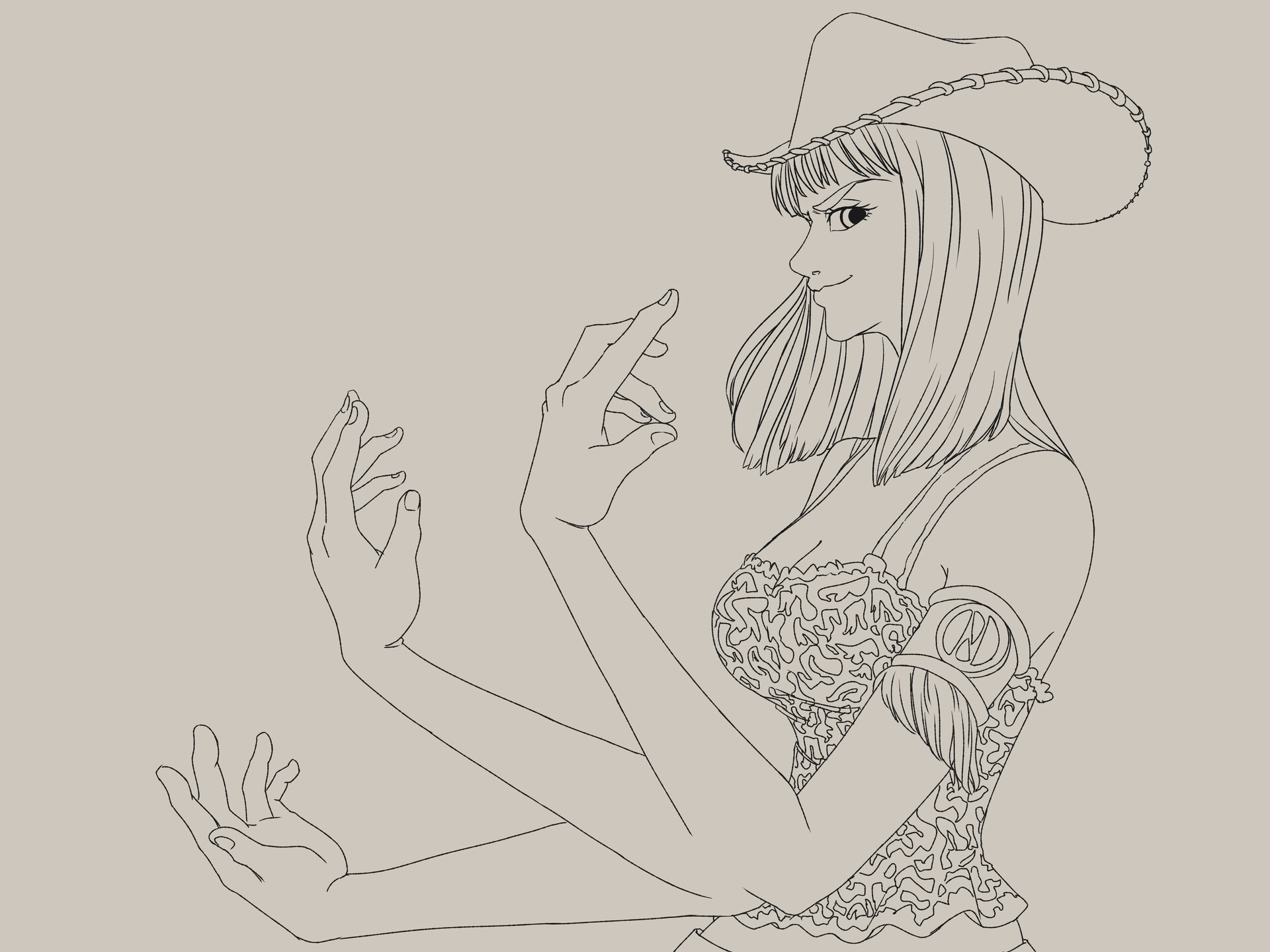 one piece coloring pages robin