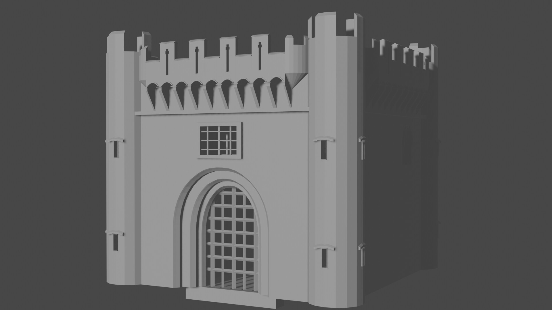 ArtStation - Big Medieval gatehouse