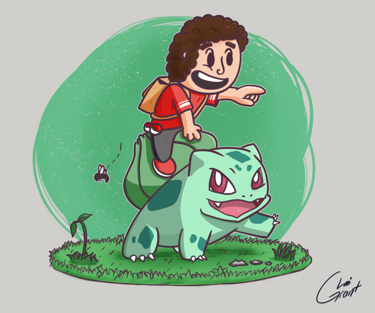 ArtStation - A Boy and His Bulbasaur