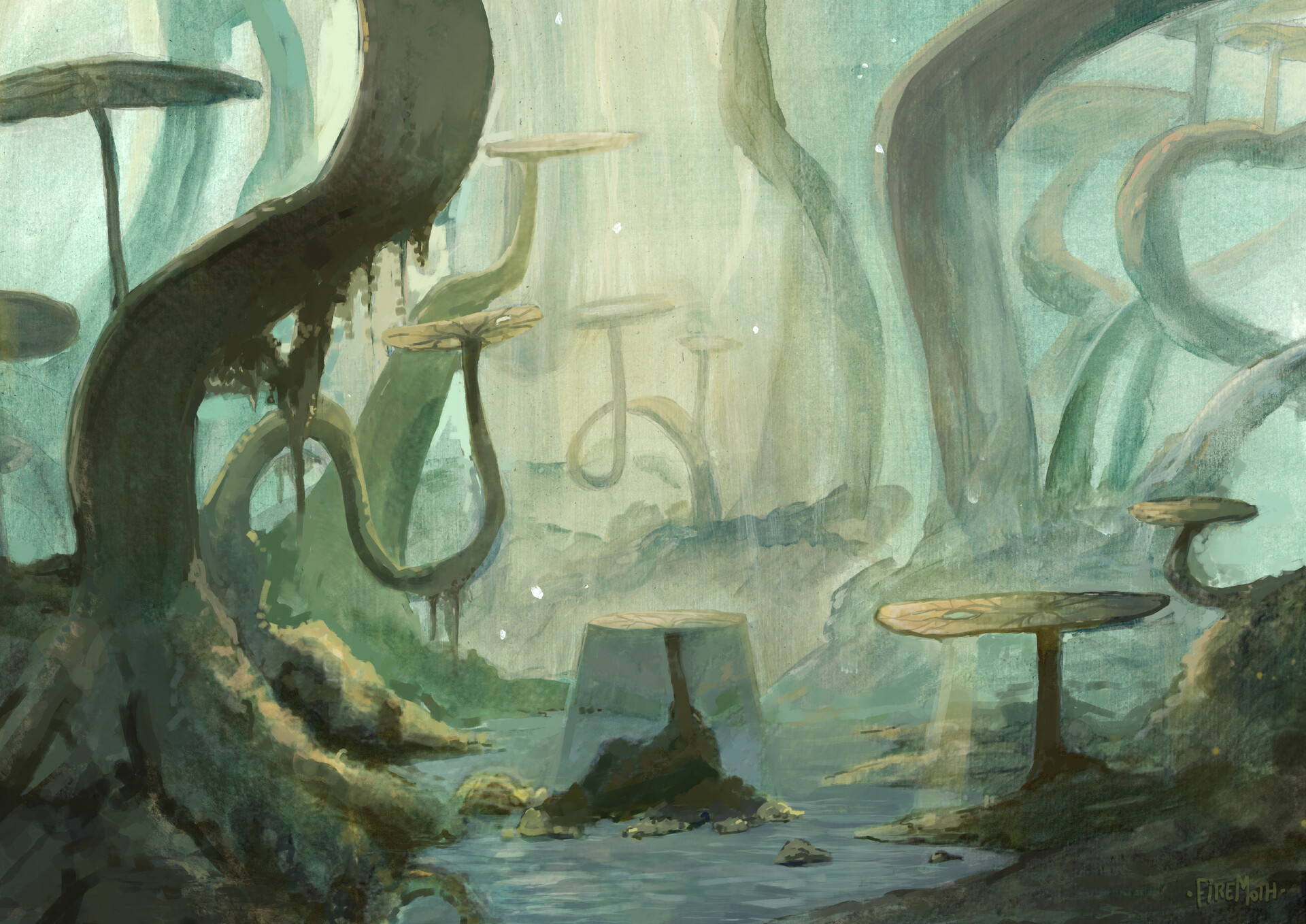 ArtStation - World of Oberon: Up Wellings