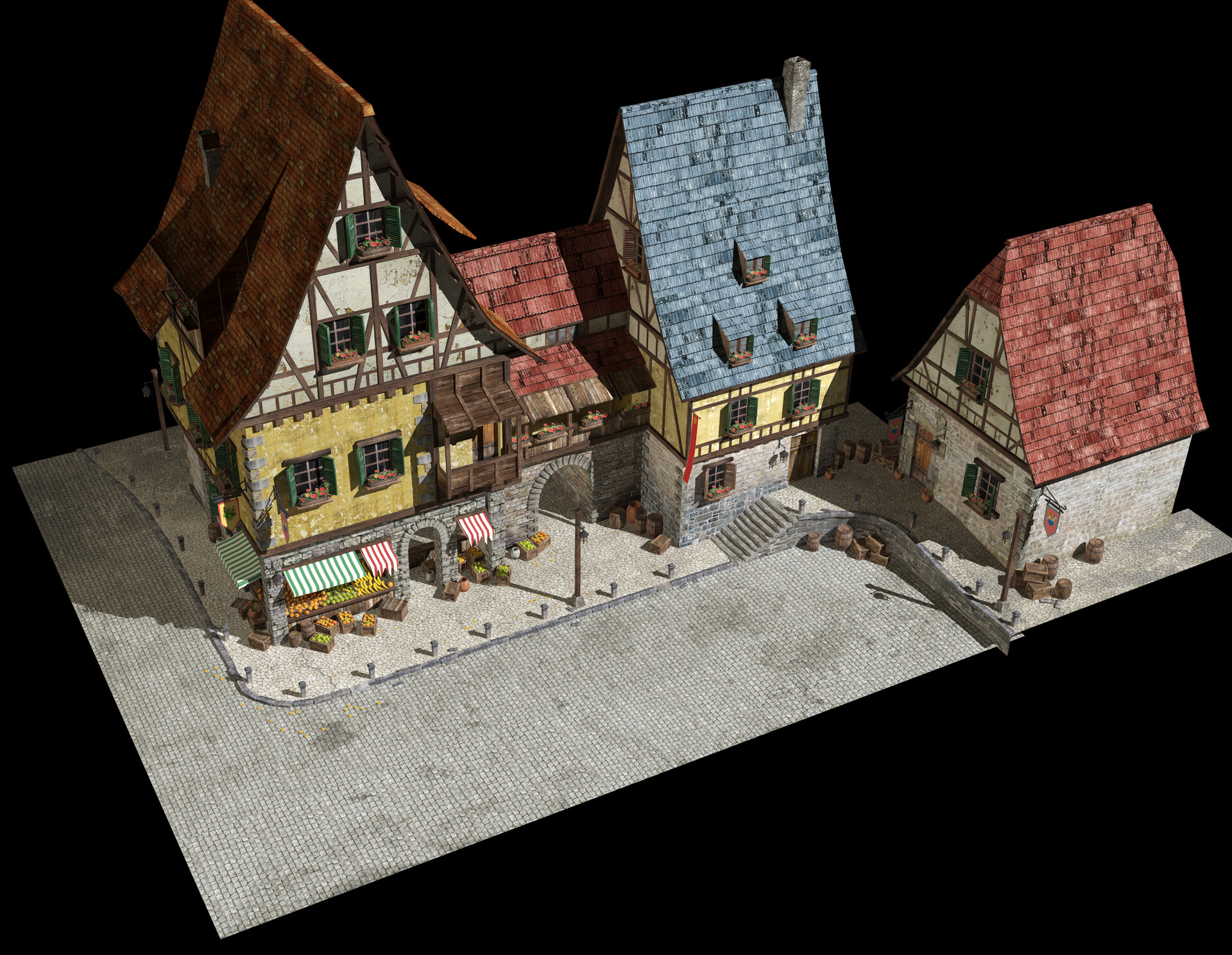 ArtStation - Fantasy Town