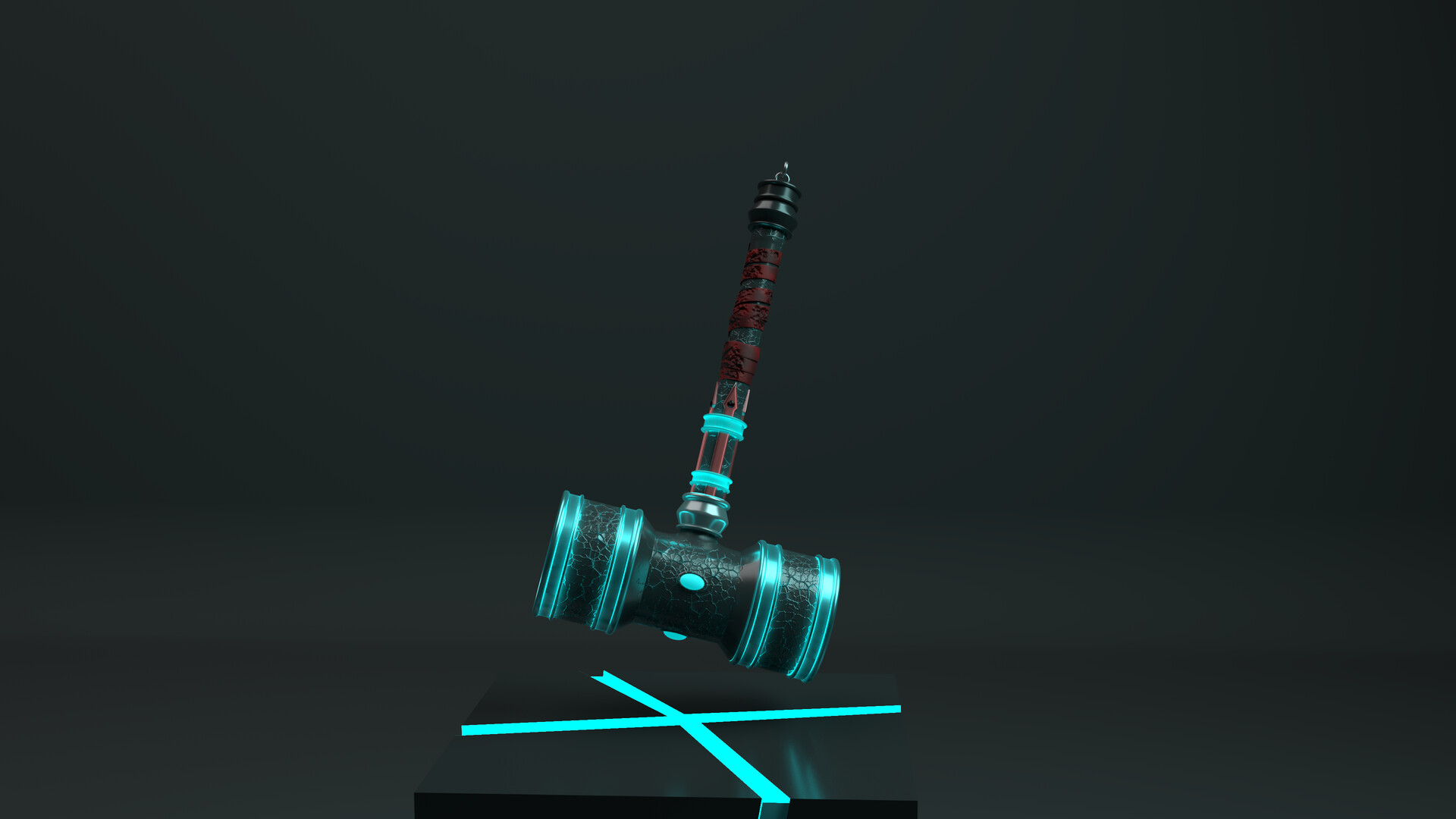 ArtStation - Futuristic Hammer Texturing