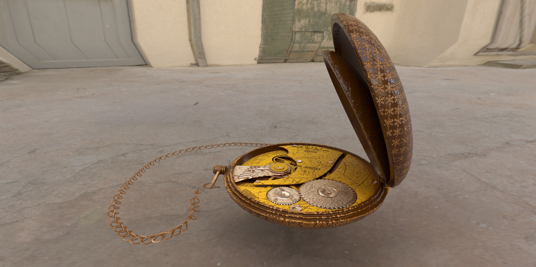 ArtStation - vintage watch prop modeling