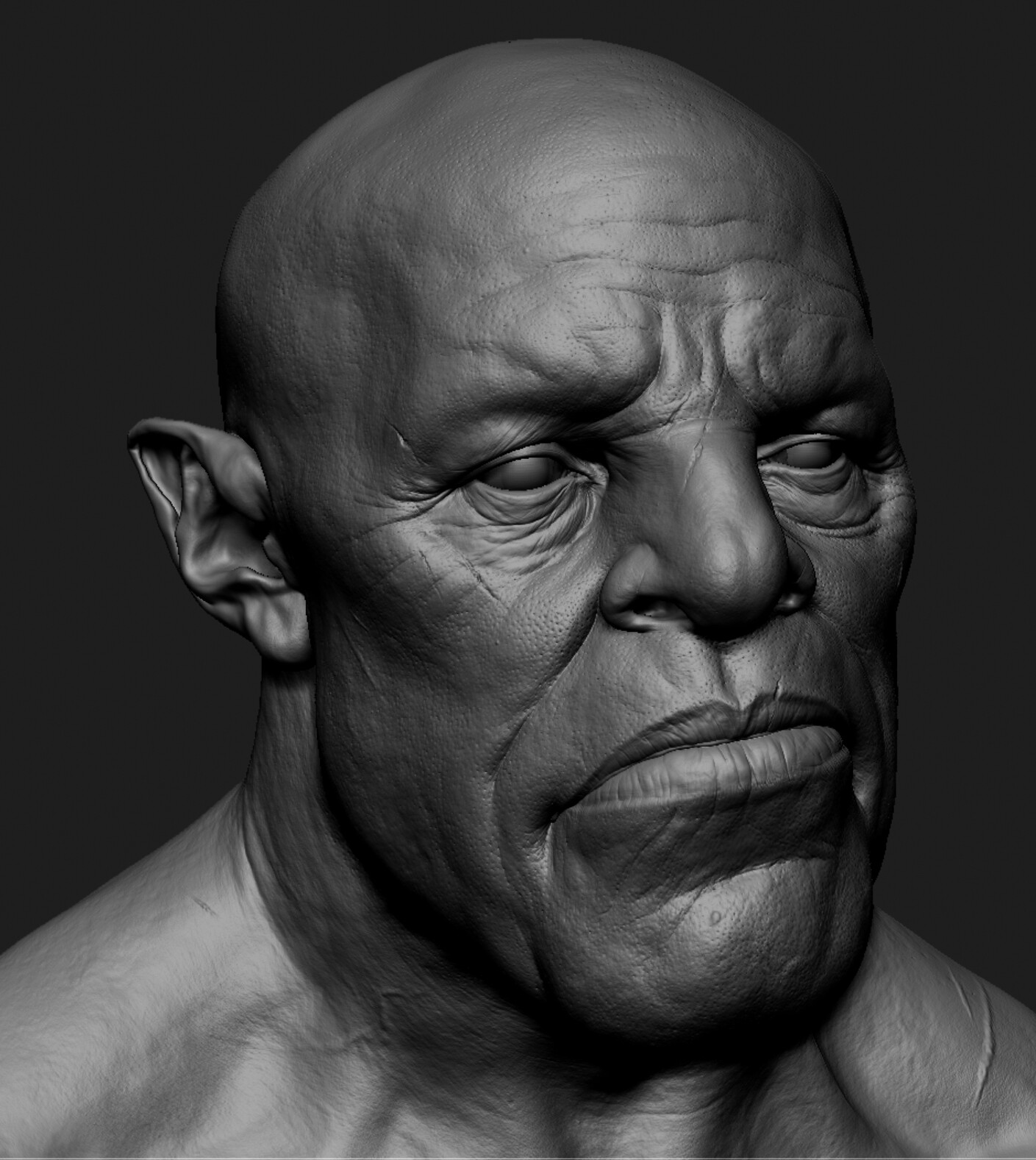 Games Artist - Orc Face – Charater Breakdown – H Cheng