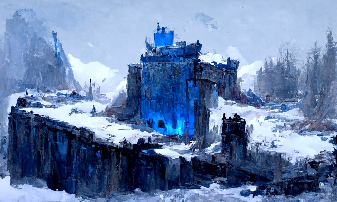 ArtStation - Ice Wall Castle