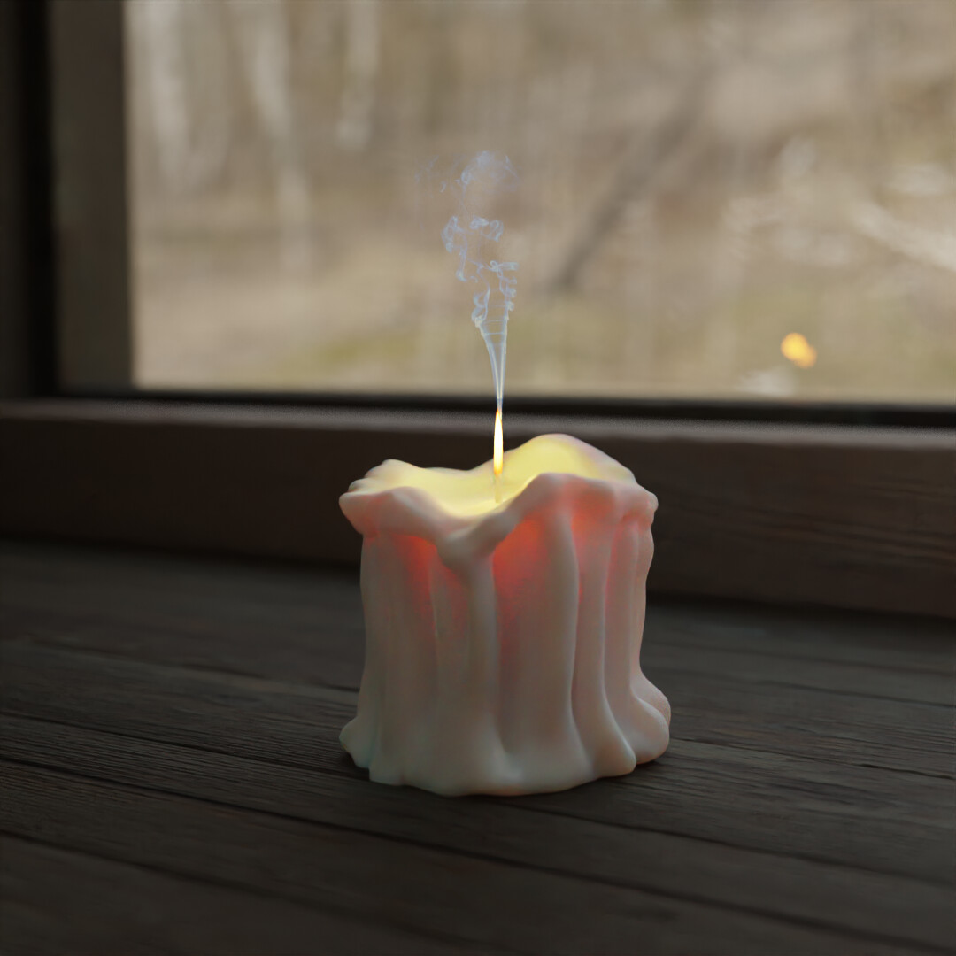 ArtStation - Candle Realistic