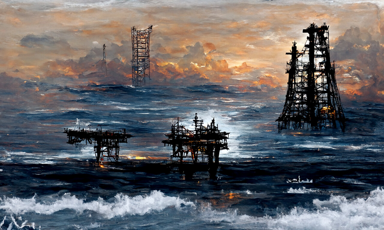 ArtStation - offshore oil