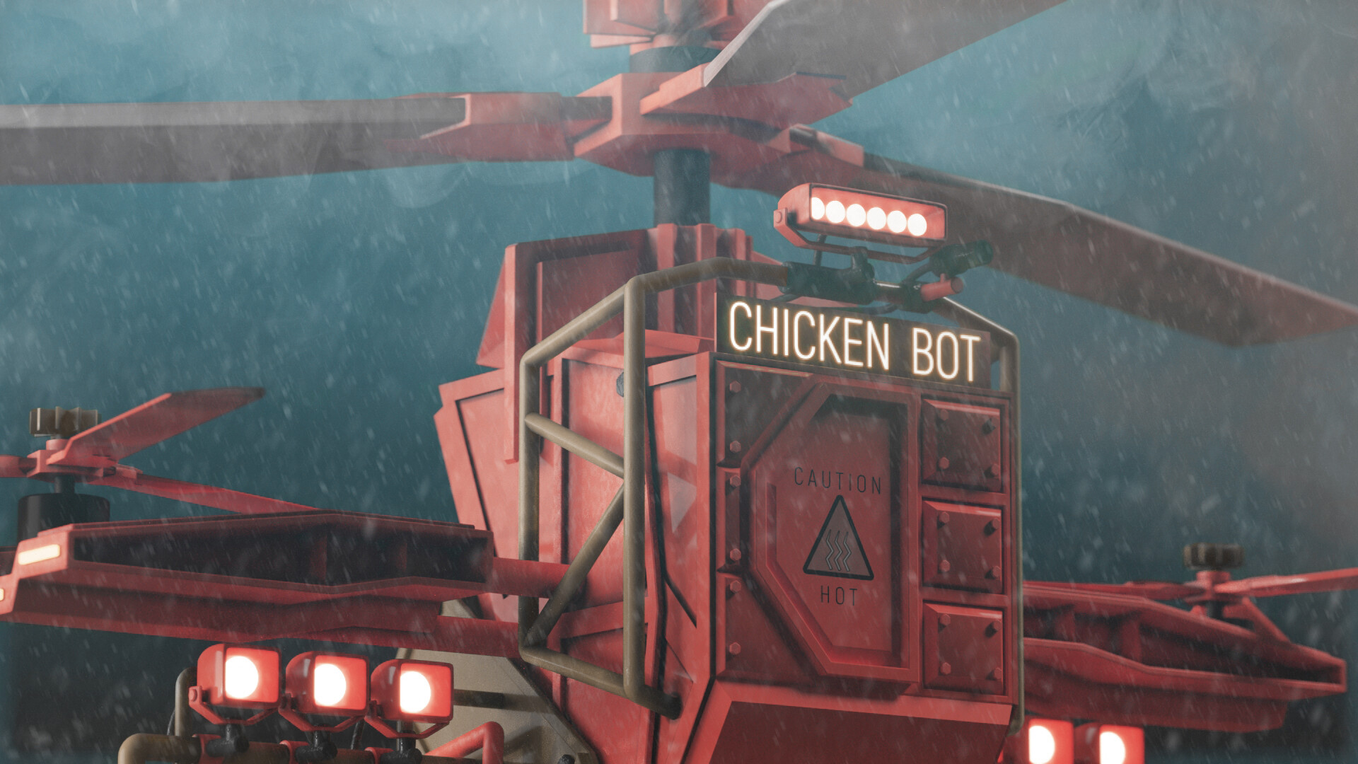 ArtStation - Chicken Bot delivery