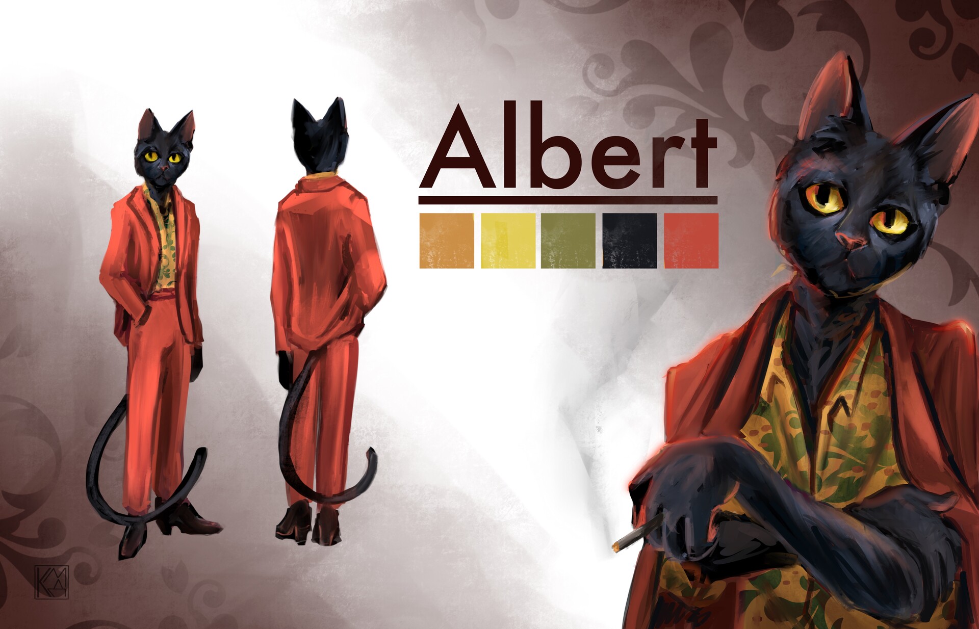 ArtStation - Albert the cat