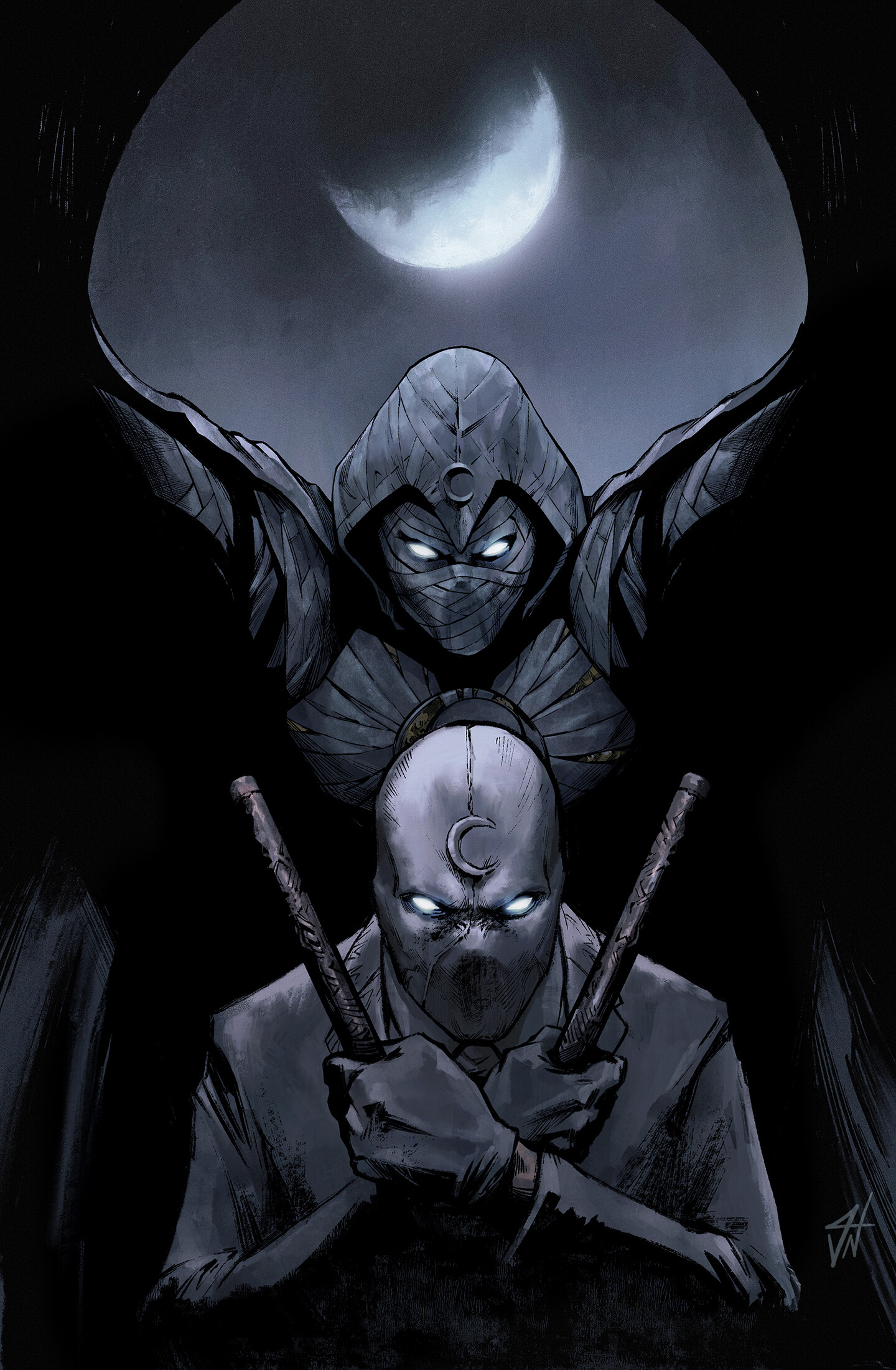 ArtStation - MoonKnight+Mr.Night