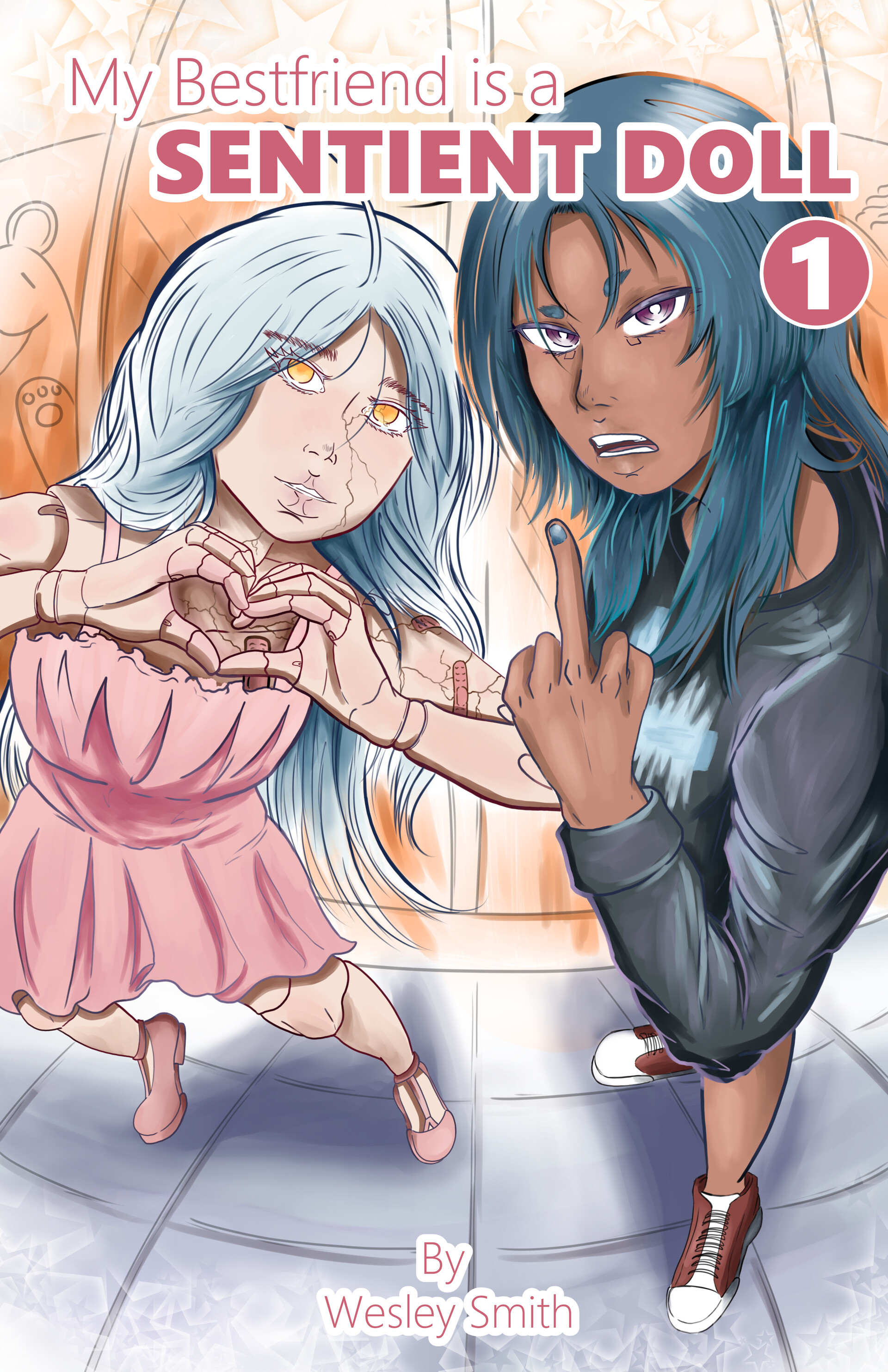 ArtStation - My Best Friend is a Sentient Doll - Manga Cover