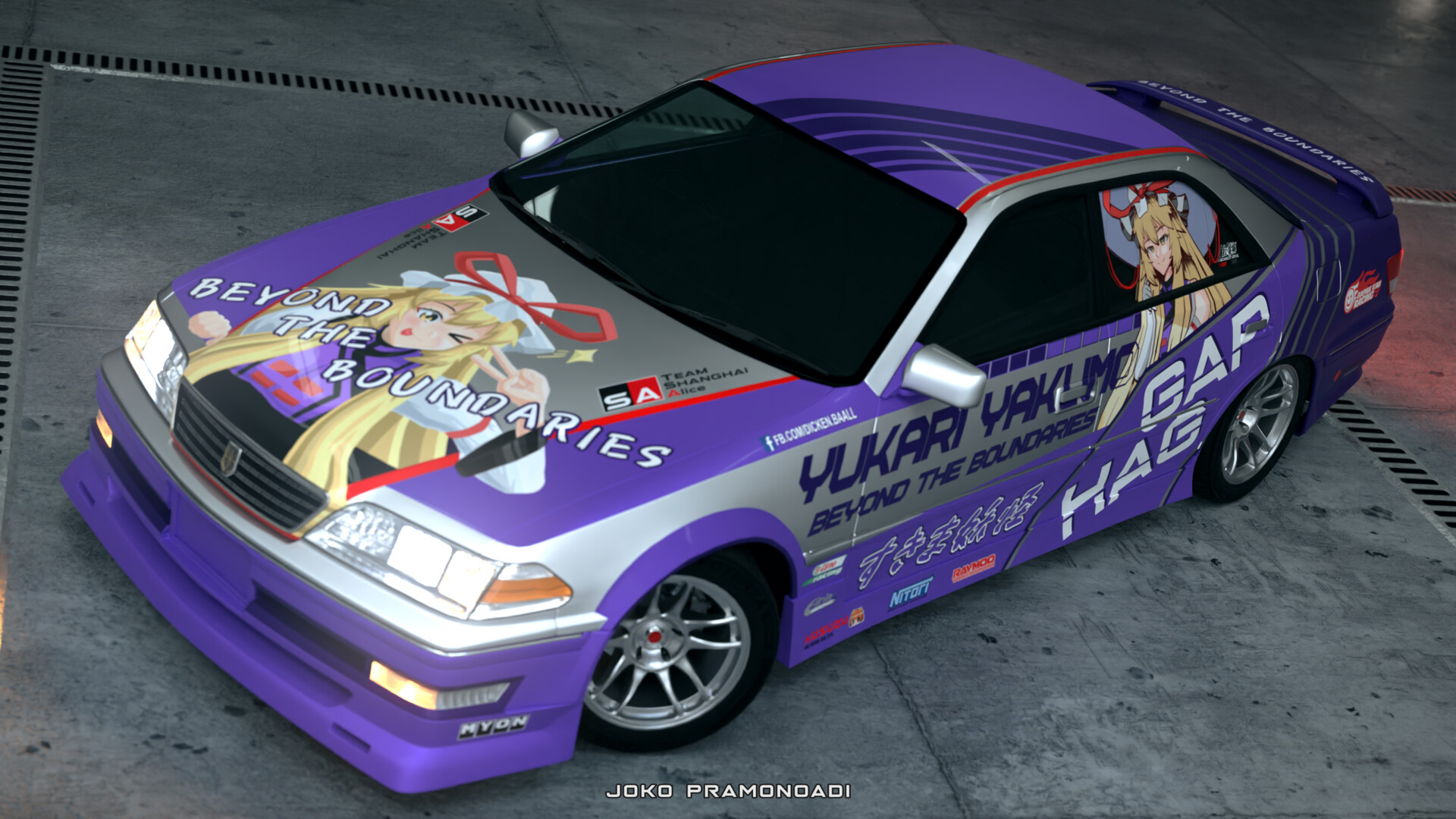 Joko_P - Itasha Toyota Mark II JZX100