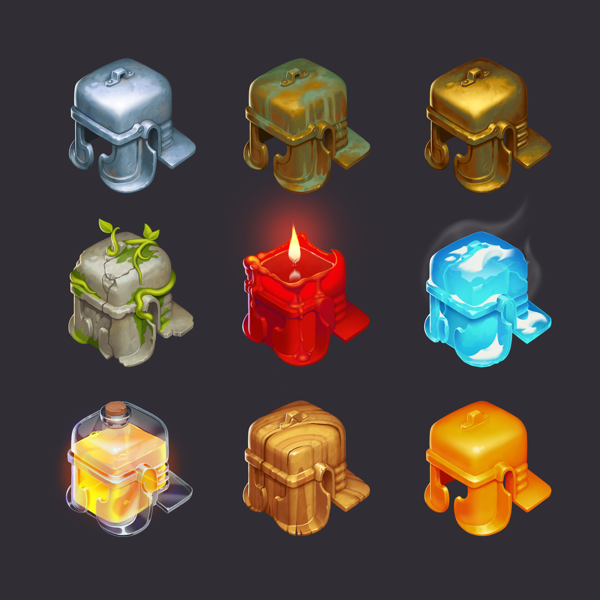 ArtStation - Material practice