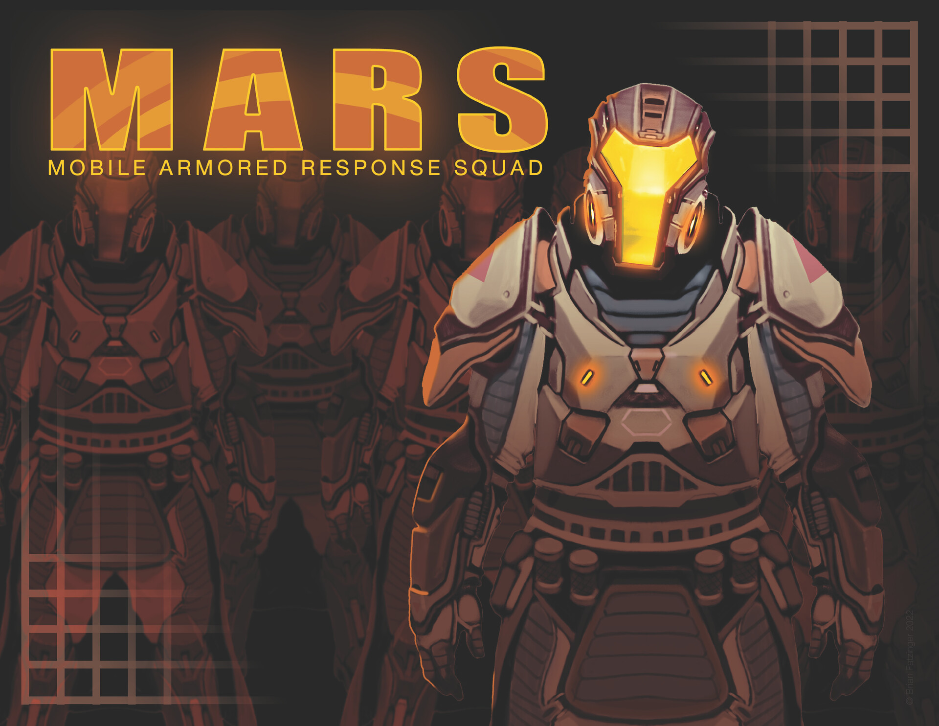 ArtStation - M.A.R.S. - Mobile Armored Response Squad