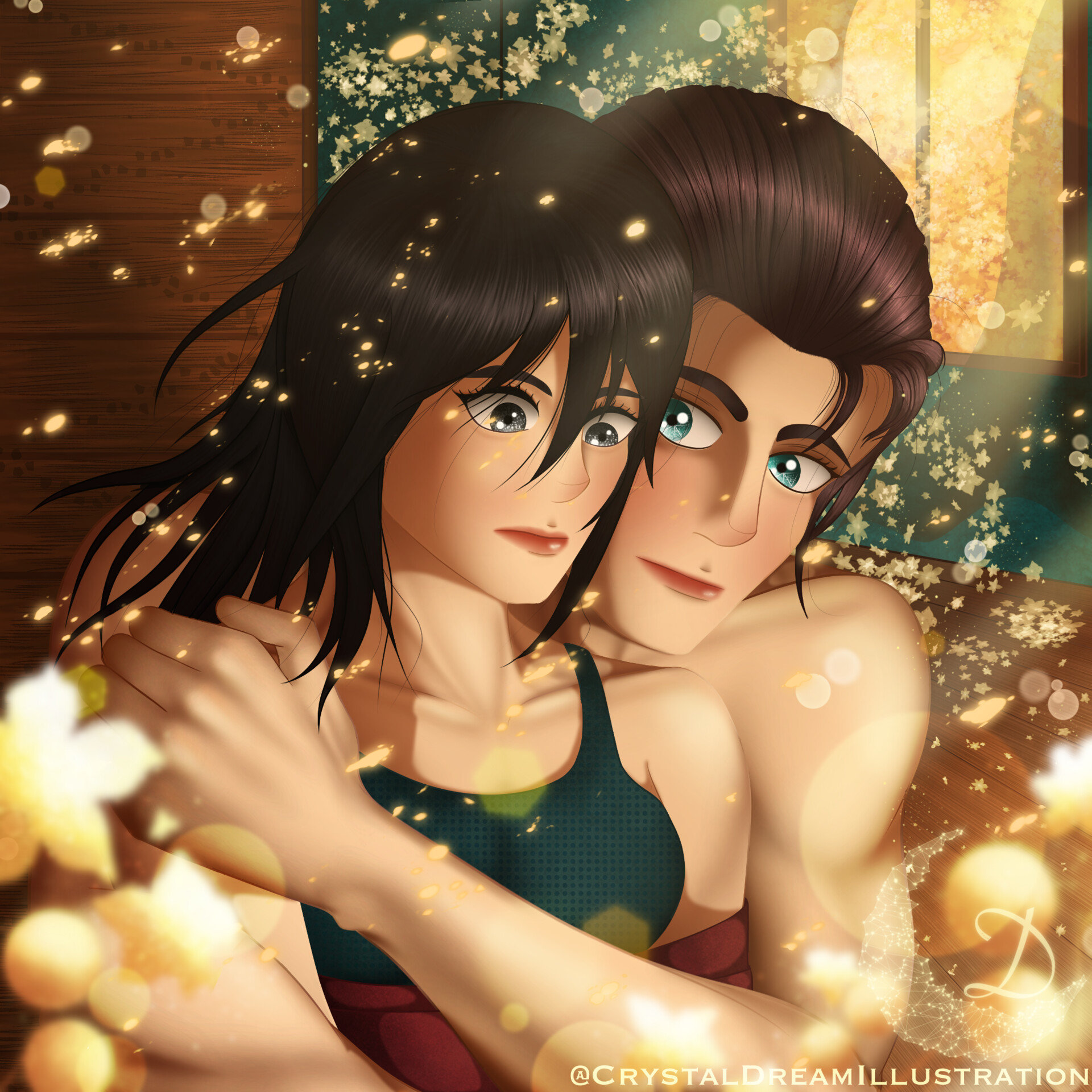 ArtStation - Attack On Titan: Eren and Mikasa