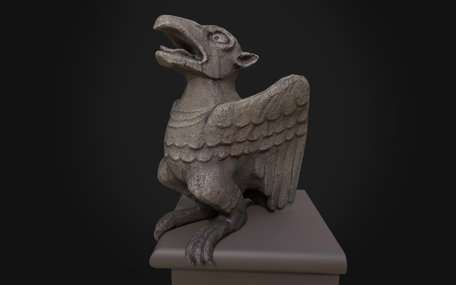 ArtStation - Bird Grotesque Gargoyle