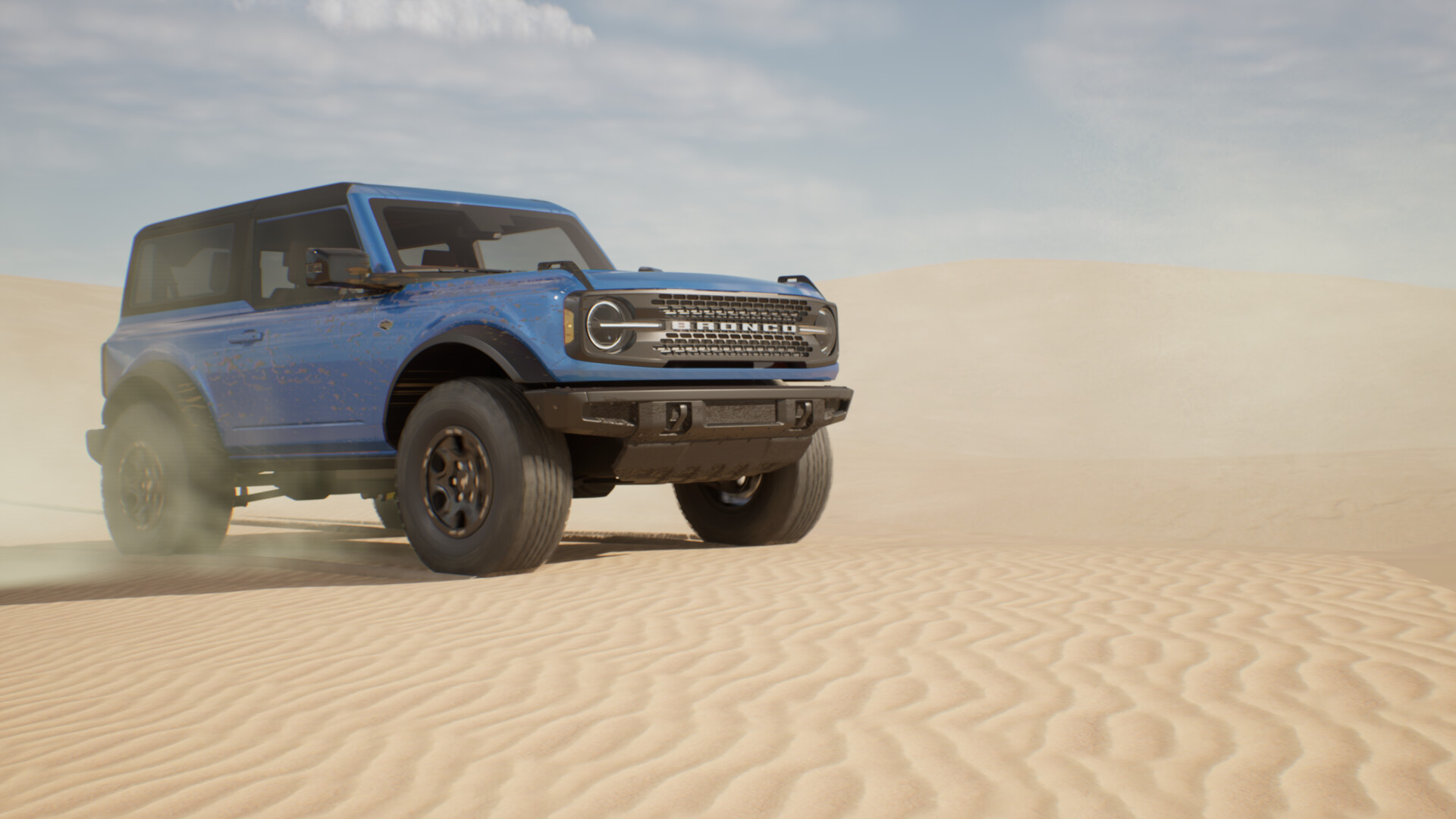 ArtStation - Bronco Sand Dunes - UE5 Automotive Rendering