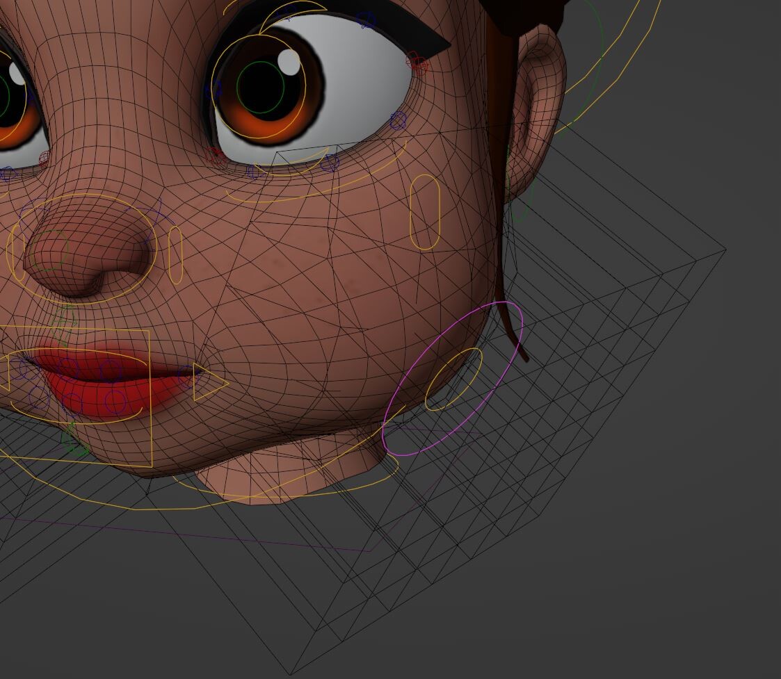 Timothy Downs - Blender Waitress Face Rig (Model by François Boquet)