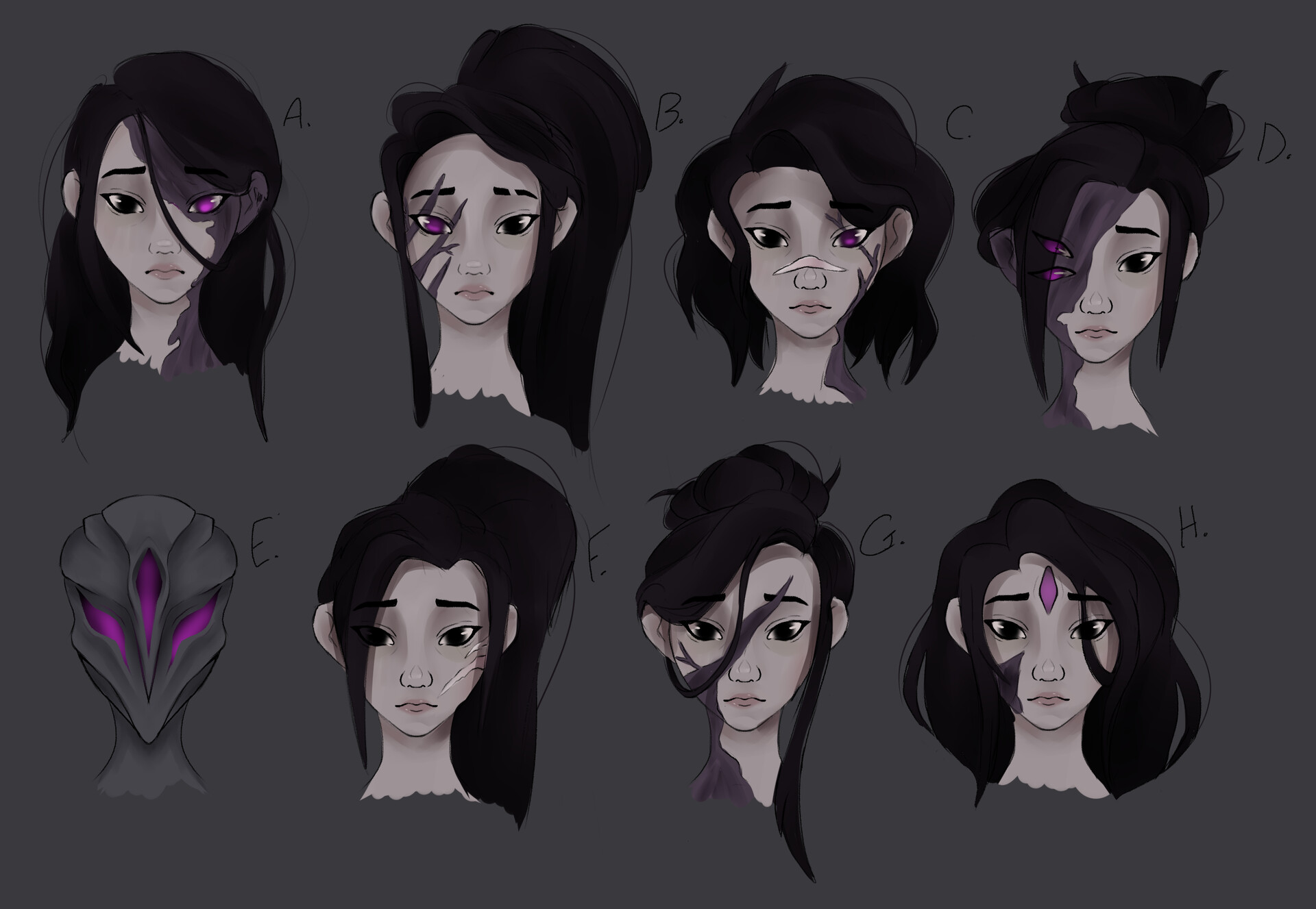 Elise Colley - League Of Legends Kai'Sa Redesign Ideas