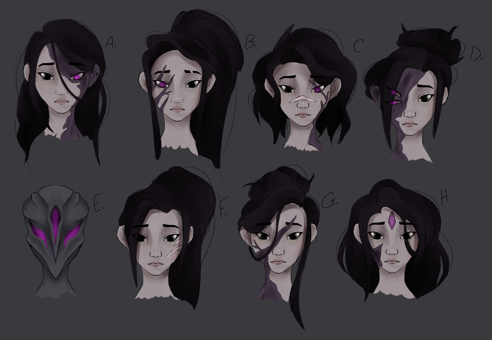 Elise Colley - League Of Legends Kai'Sa Redesign Ideas