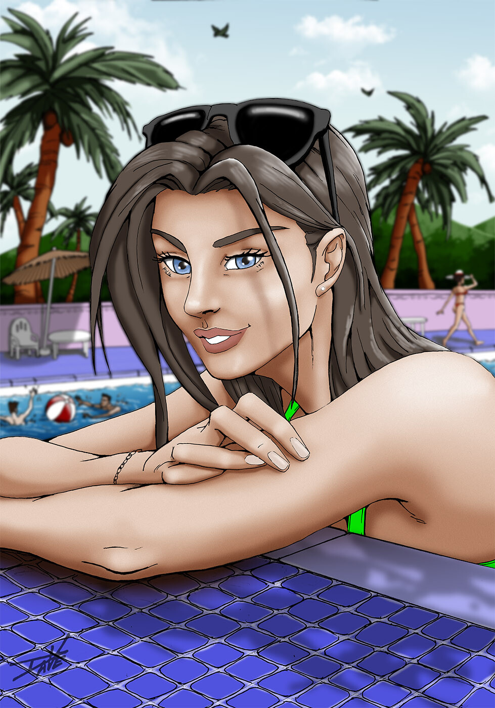 ArtStation - Swimming Pool