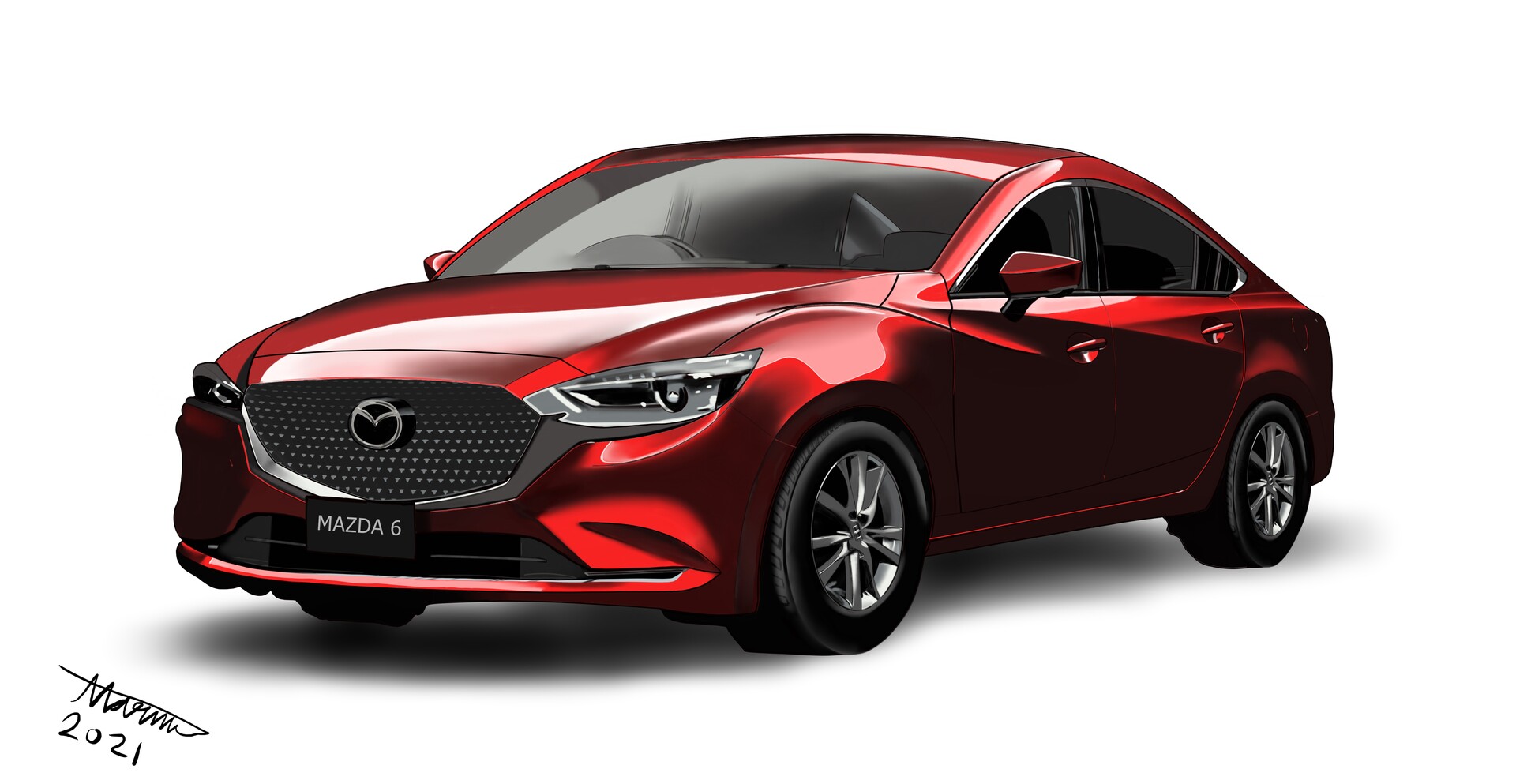 ArtStation - Mazda 6