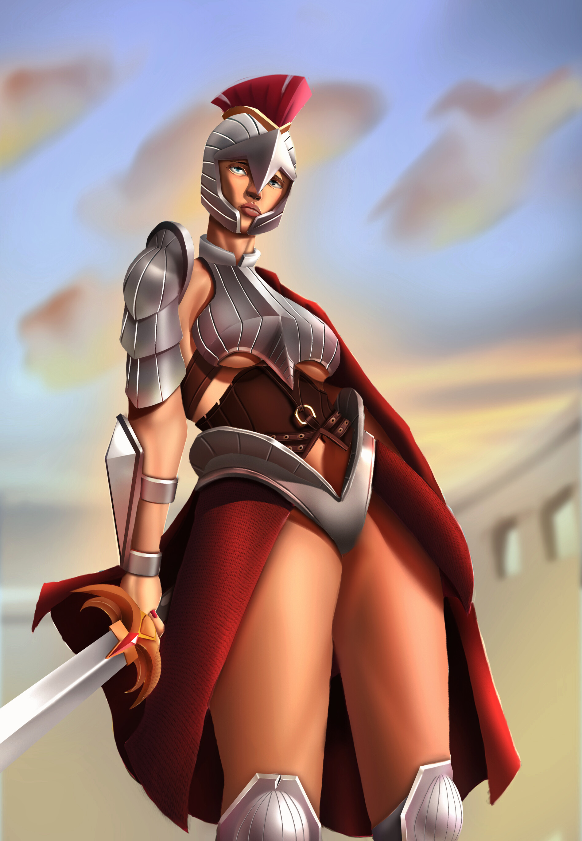 ArtStation - angry warrior