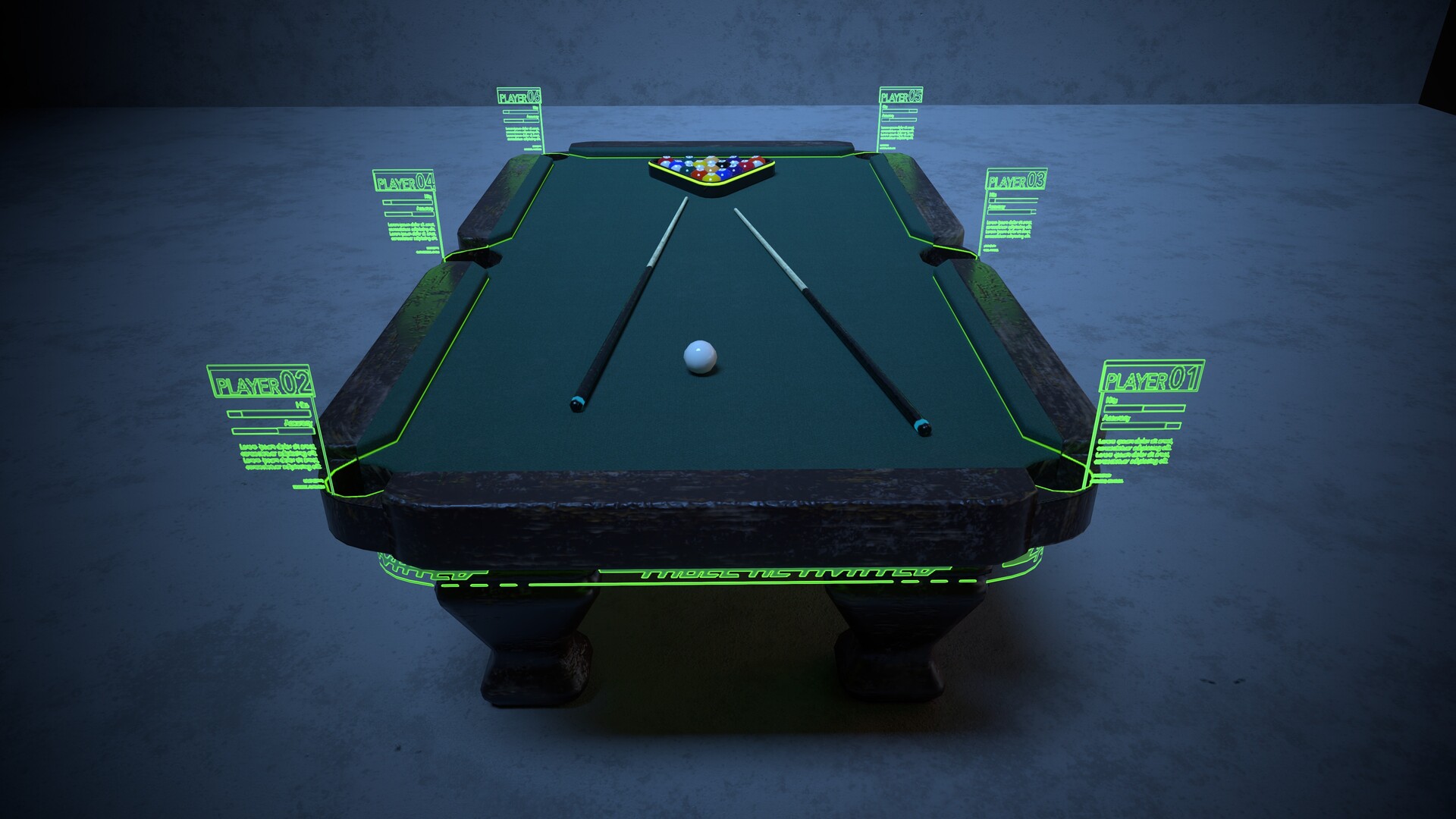 Katherina Mo - Cyberpunk Billiard