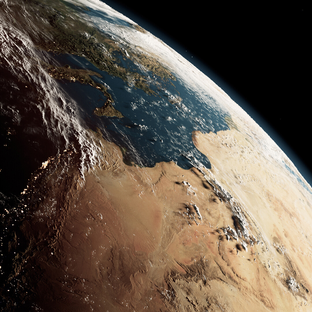 ArtStation - Earth study