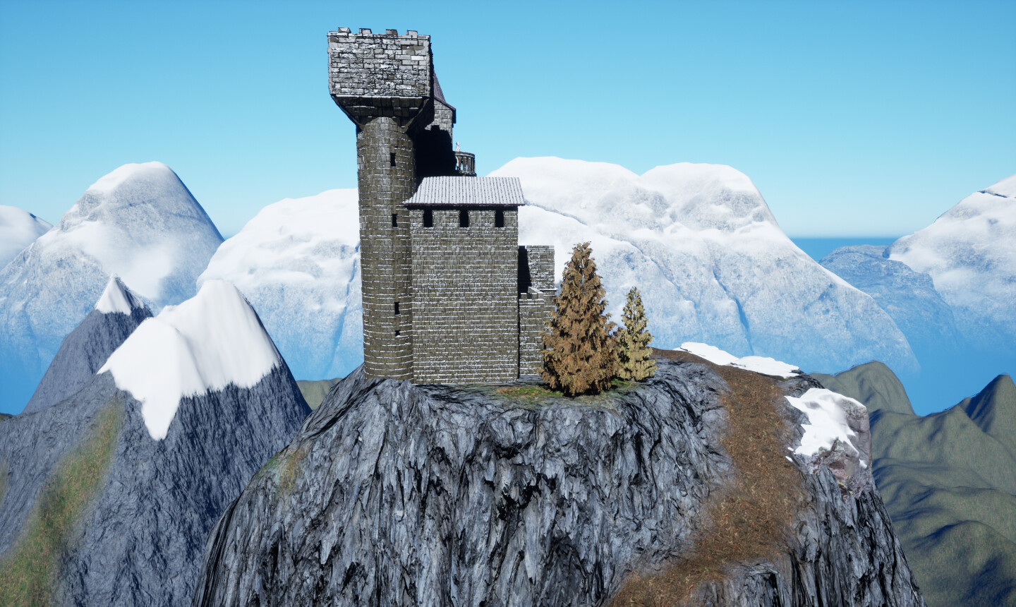 ArtStation - Medieval Landscape Continued