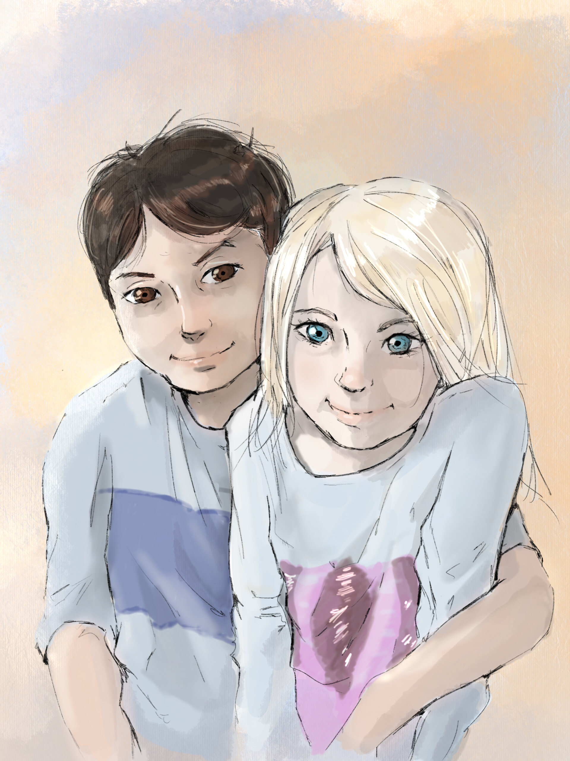 ArtStation - brother and sister