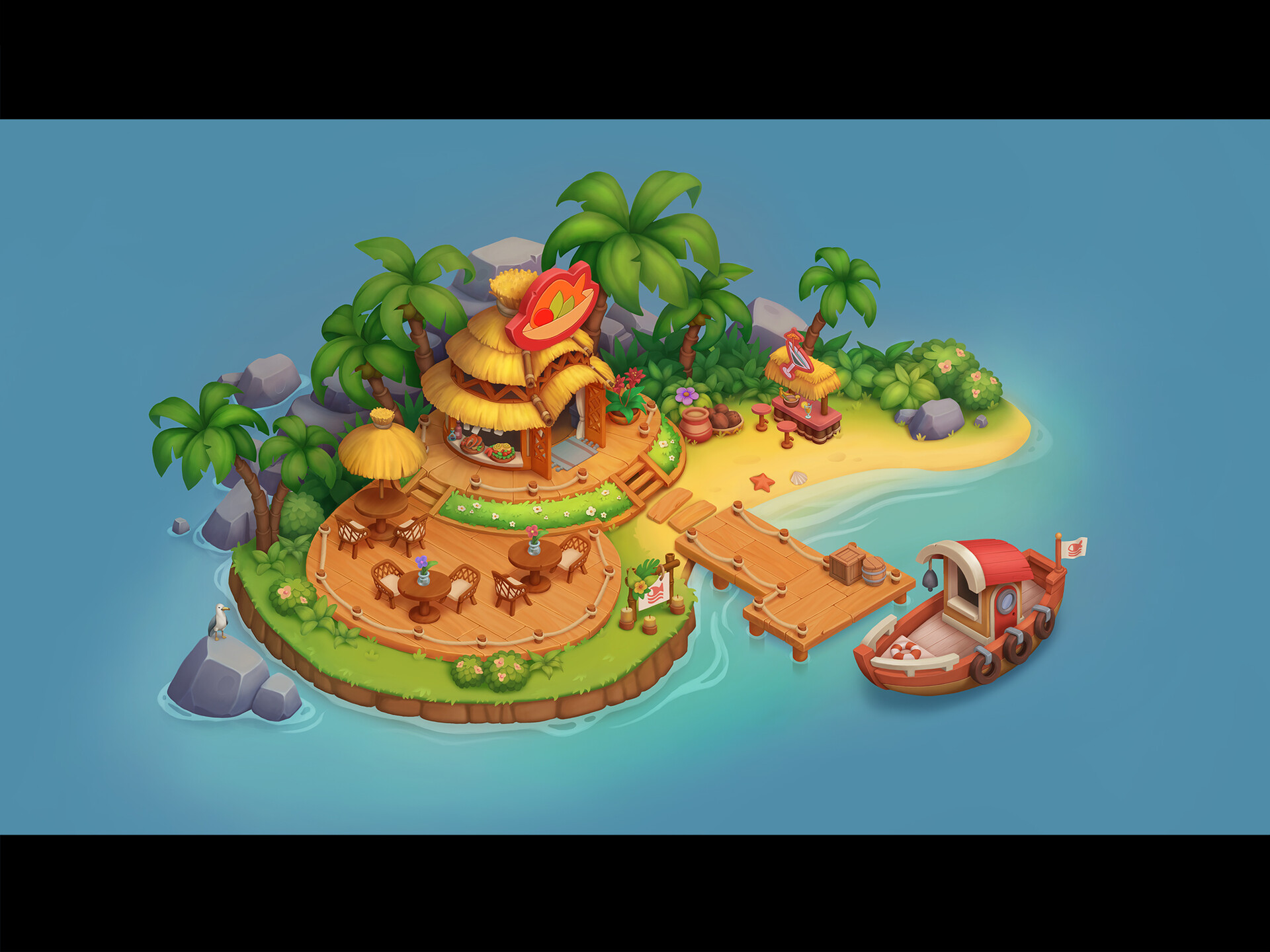 ArtStation - Сafe on the island