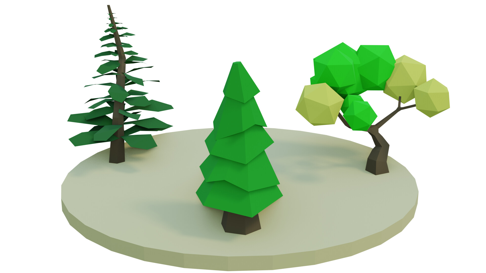 ArtStation - Low-Poly Tree
