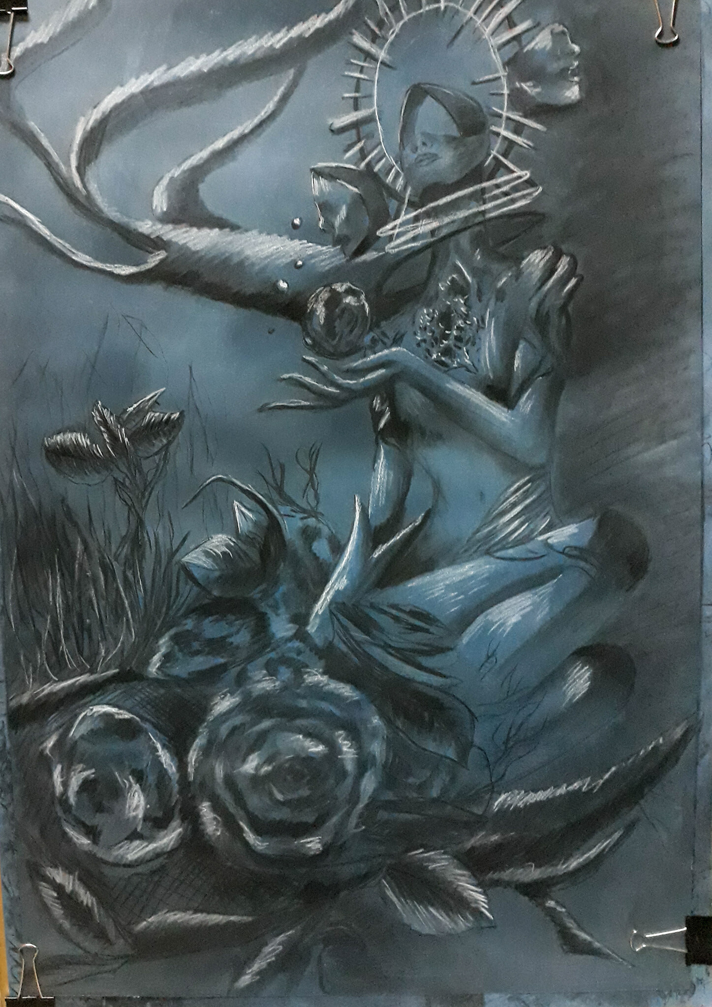 ArtStation - Charcoal Abstract Model