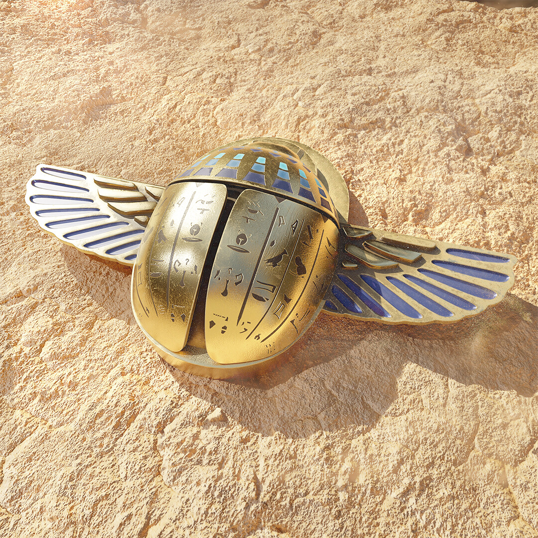 ArtStation - Golden Scarab - Moon Knight