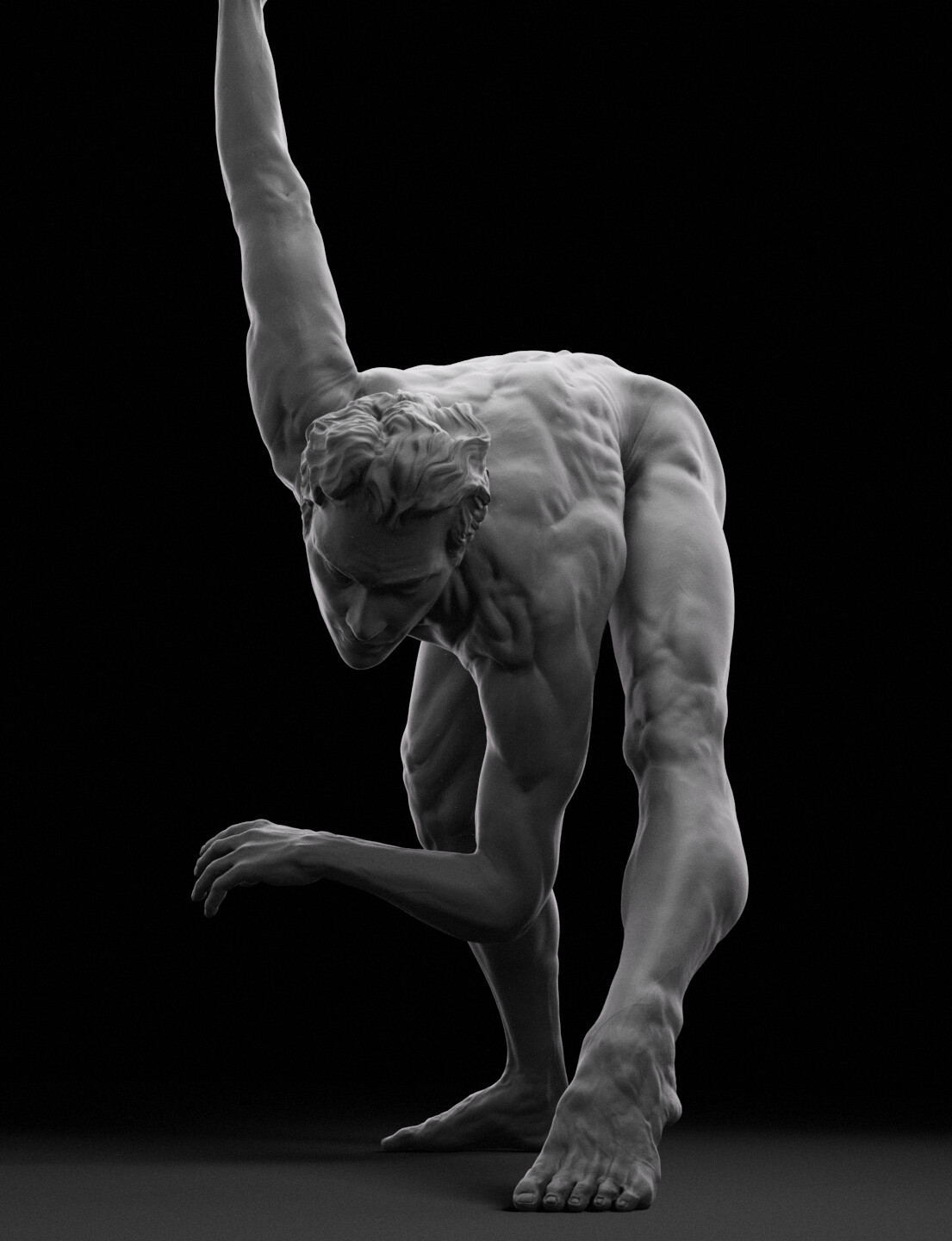 ArtStation - Male anatomy study