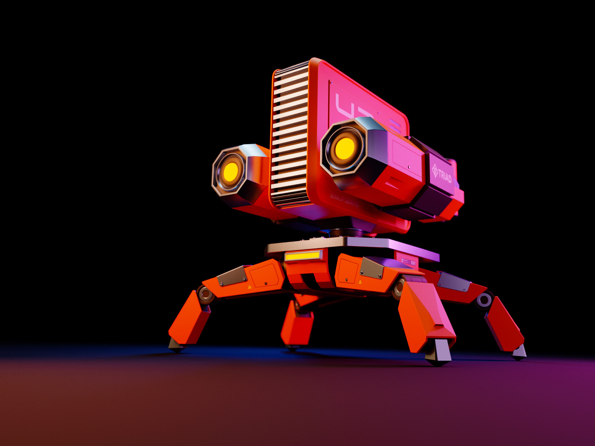 ArtStation - Non-anthropoid walking robot