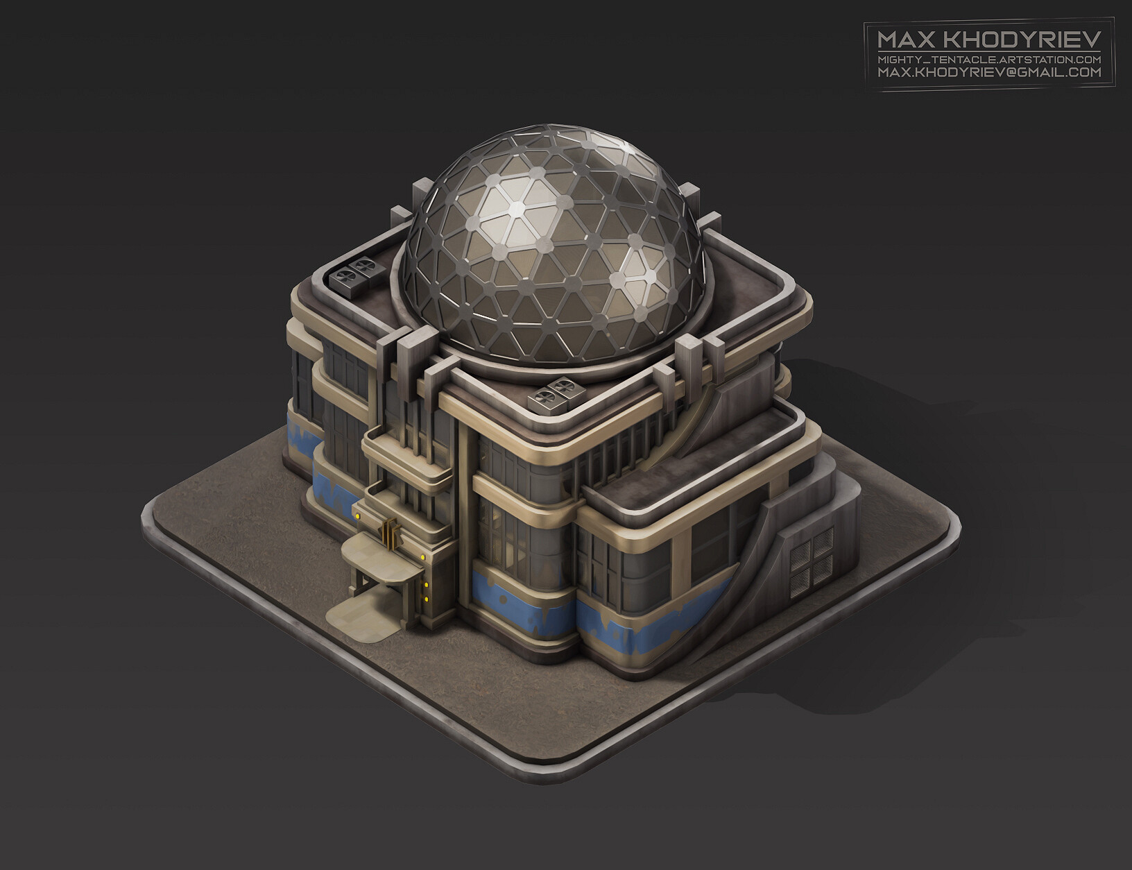 ArtStation - Isometric Building Design
