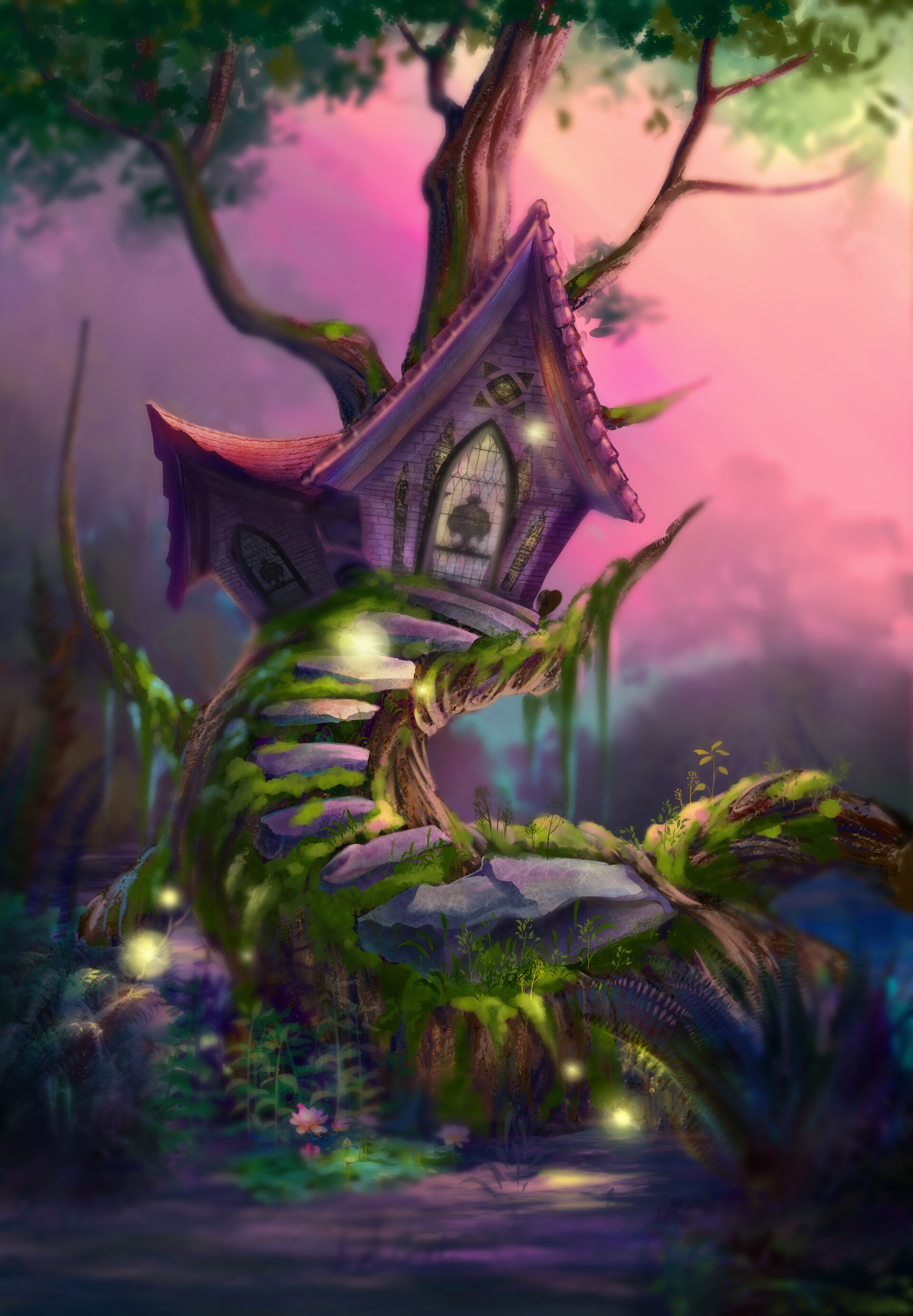ArtStation - the magic hut
